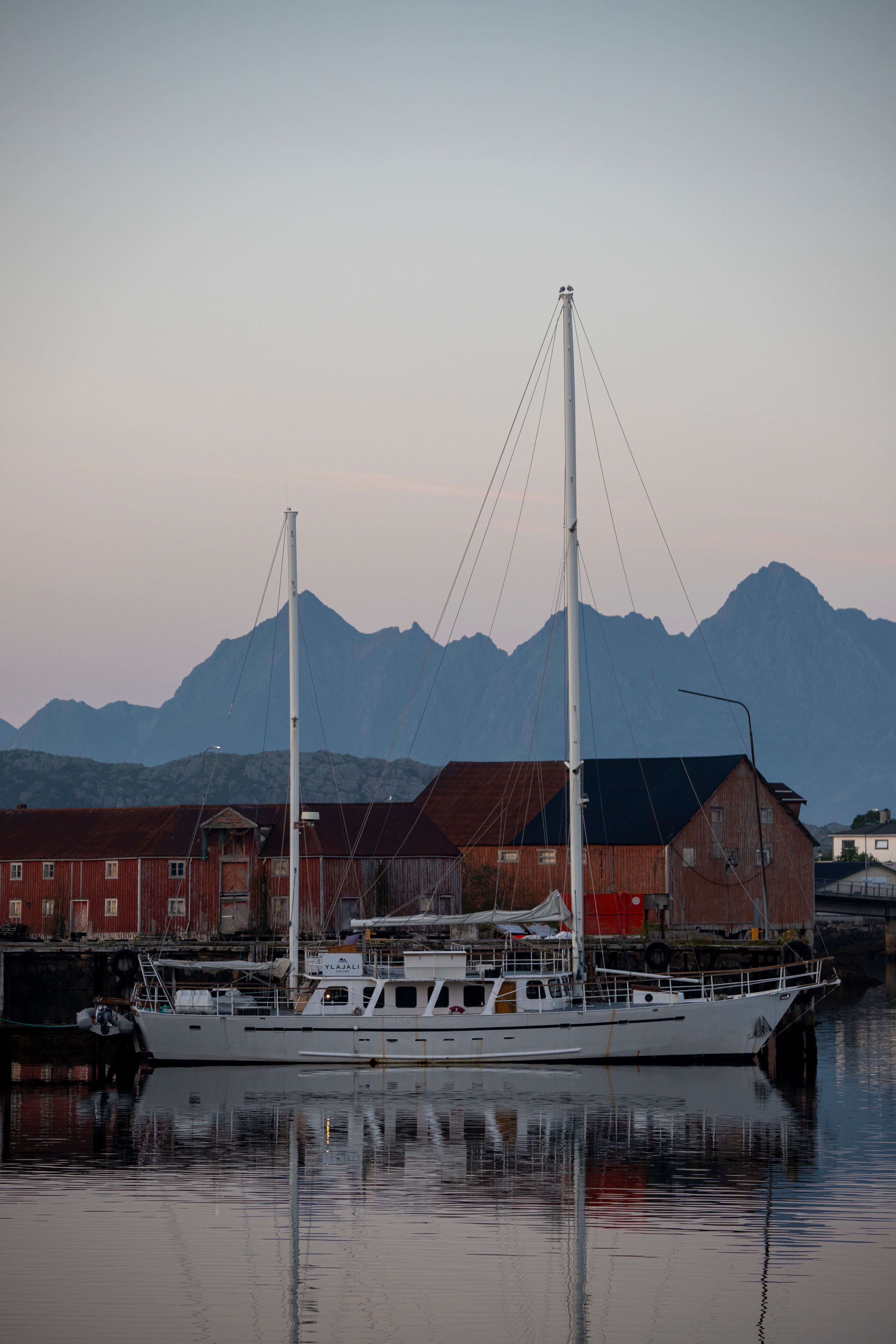 White Boat on Dock · Free Stock Photo