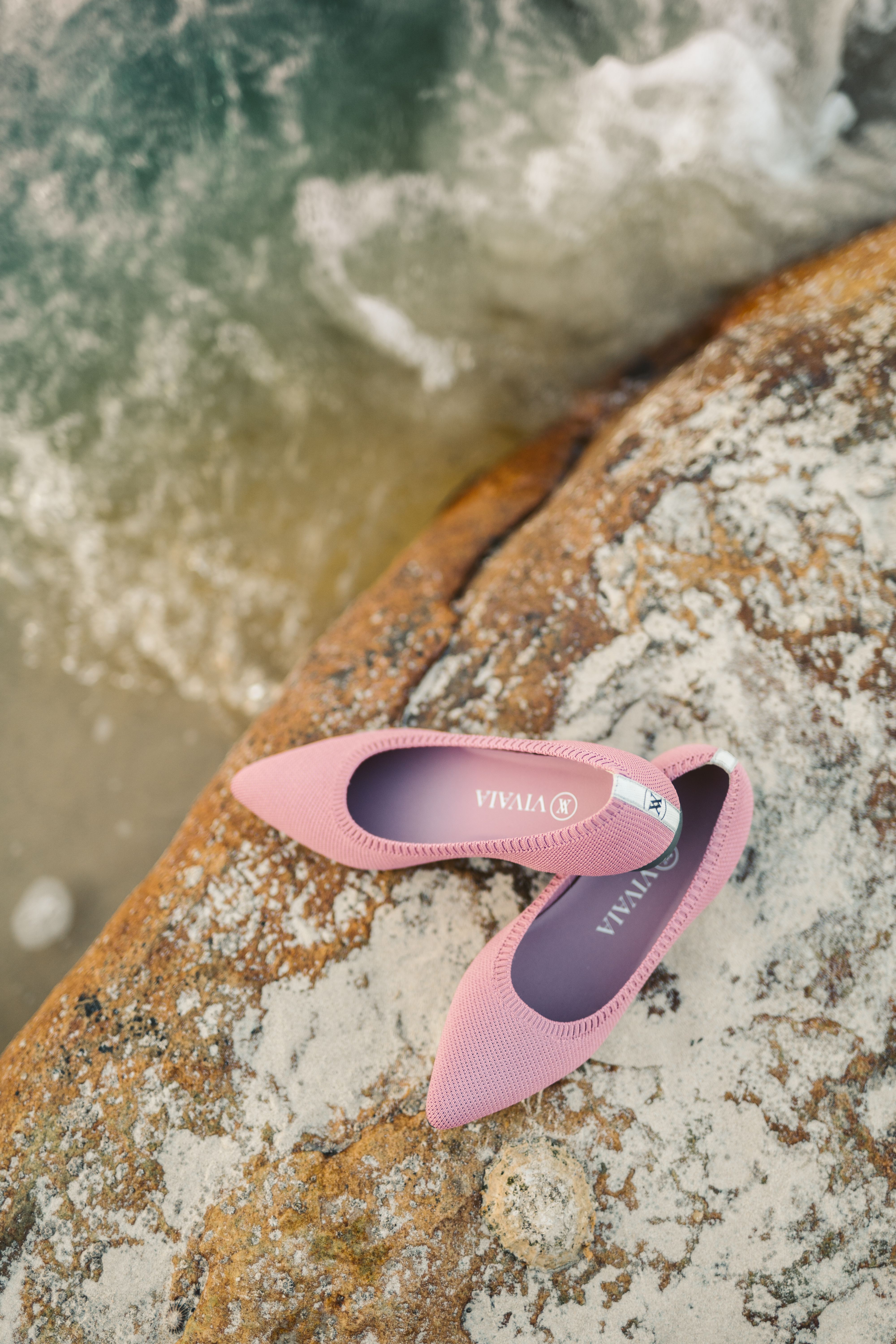 Overhead Shot of Pink Shoes · Free Stock Photo