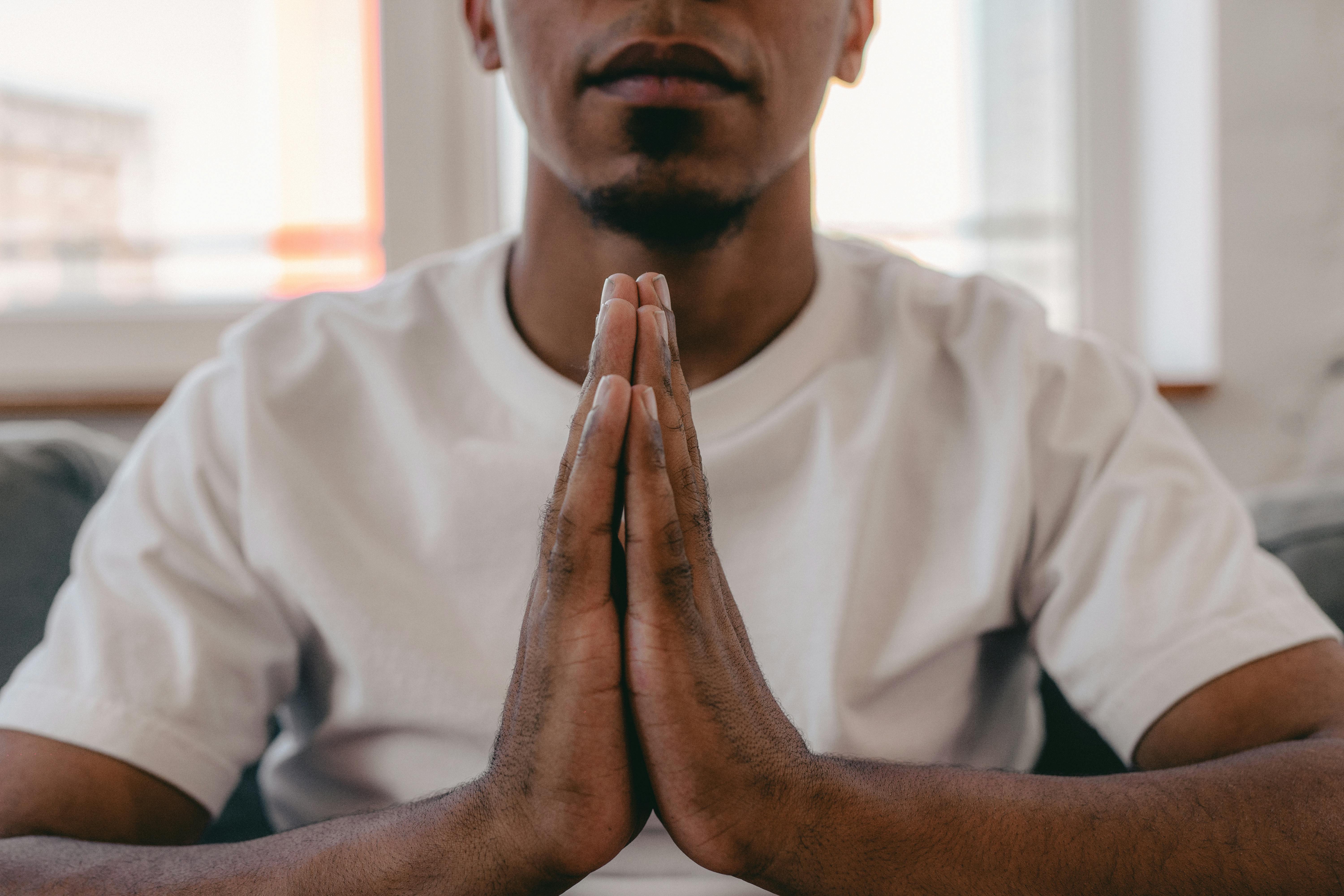 A Man Praying · Free Stock Photo
