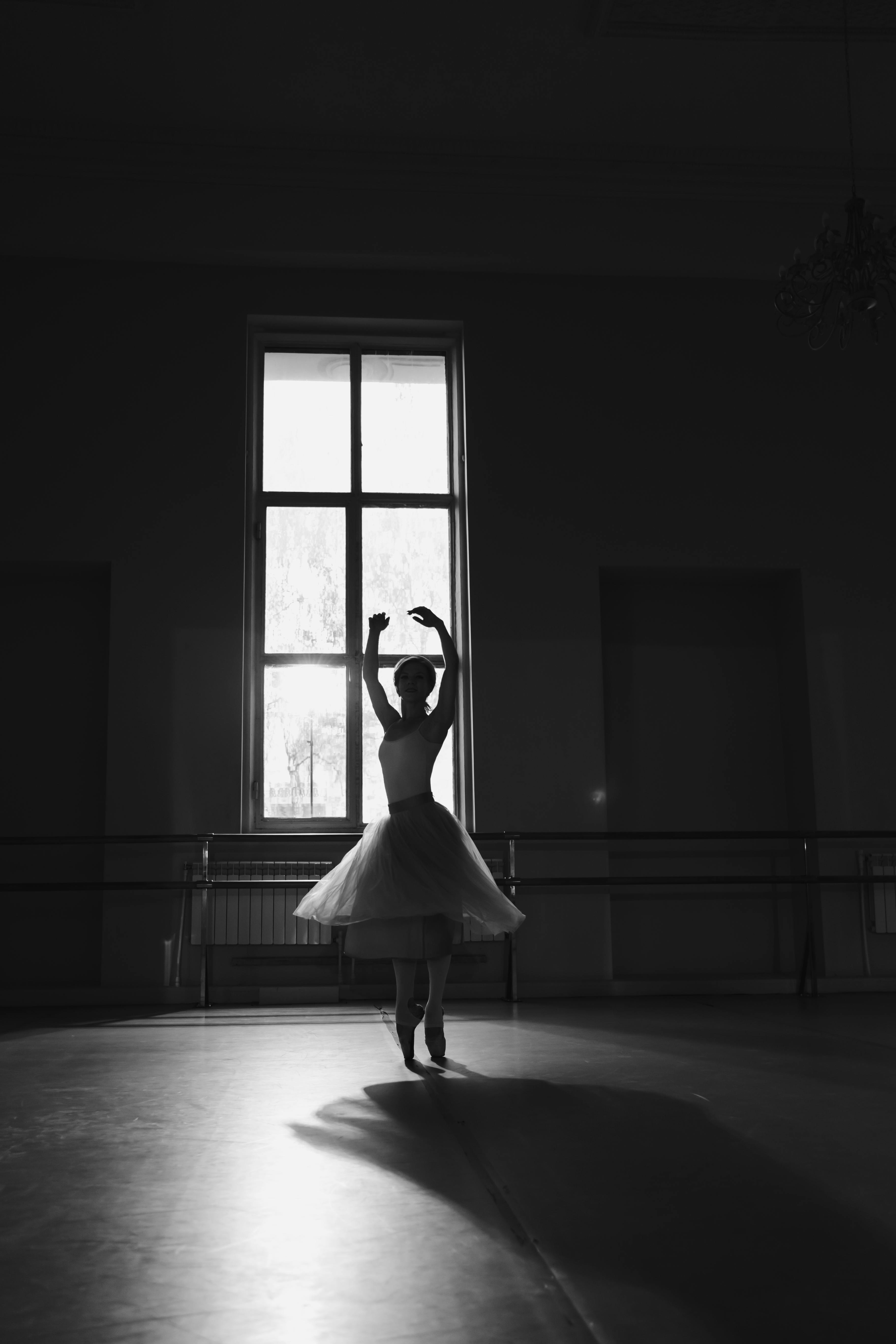 Woman Dancing beside the Window · Free Stock Photo