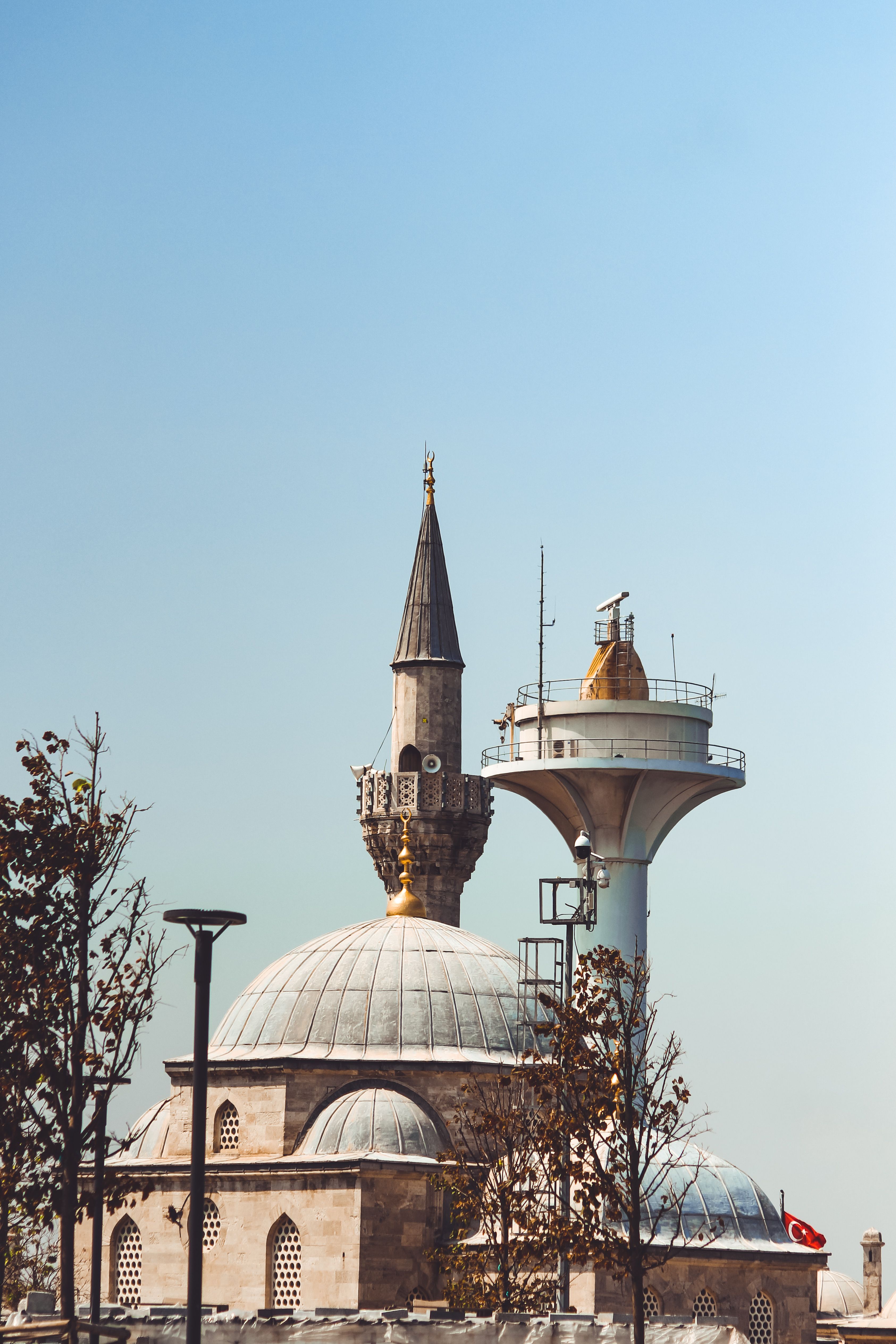 Concrete Mosque Near Green-leafed Trees · Free Stock Photo