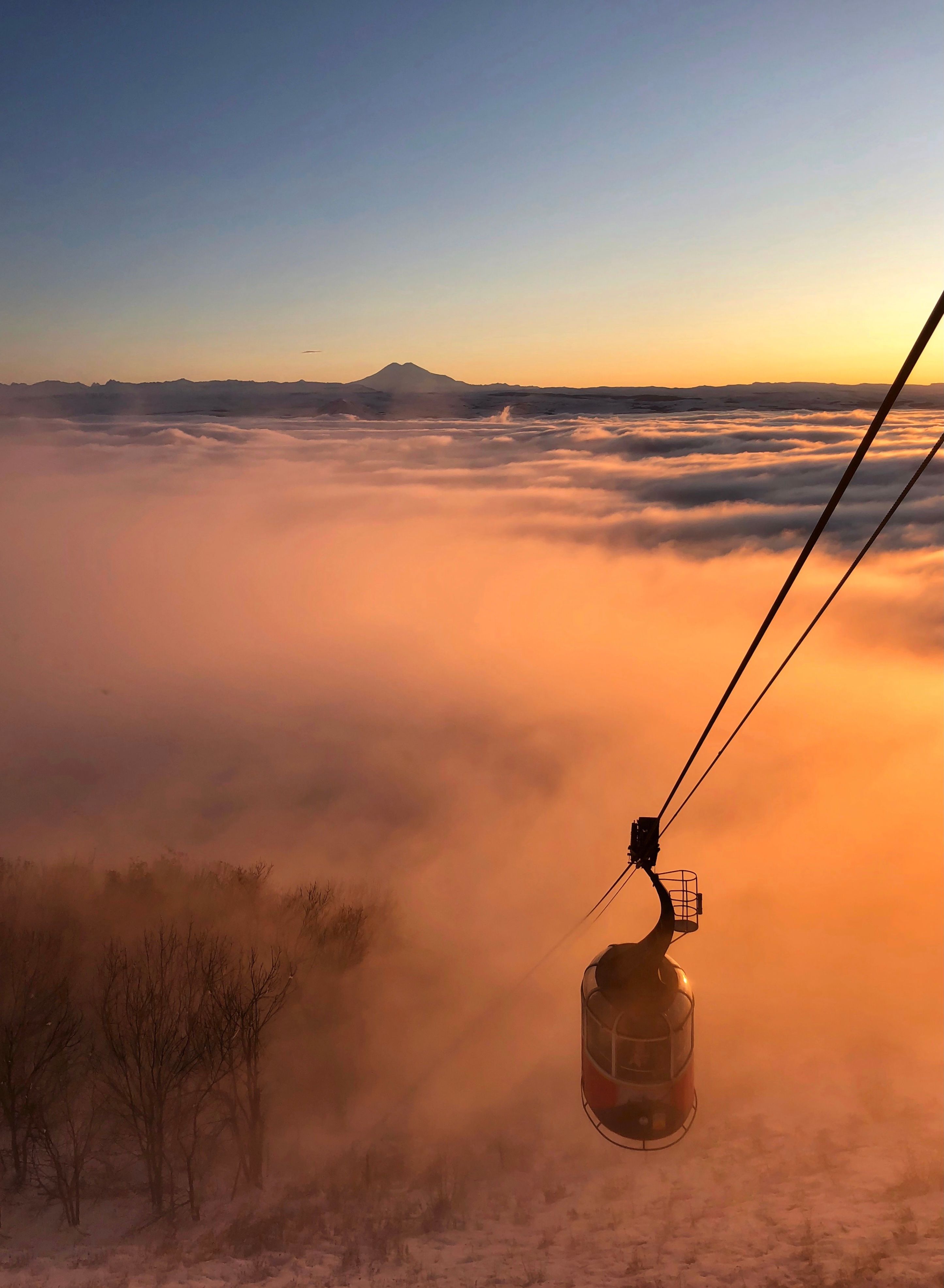 Photo of a Yellow Cable Car · Free Stock Photo