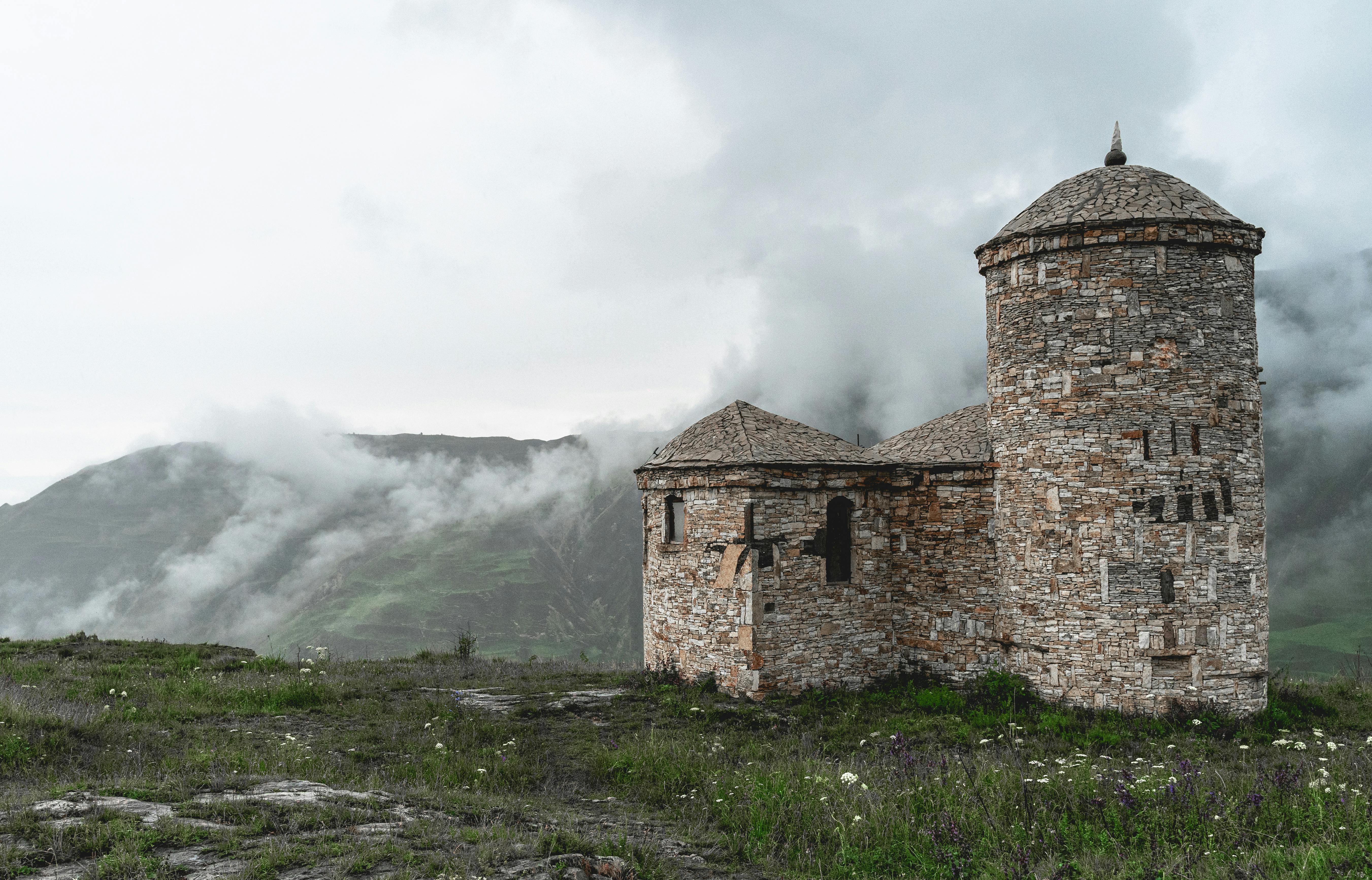 Stone Church in Mountains · Free Stock Photo