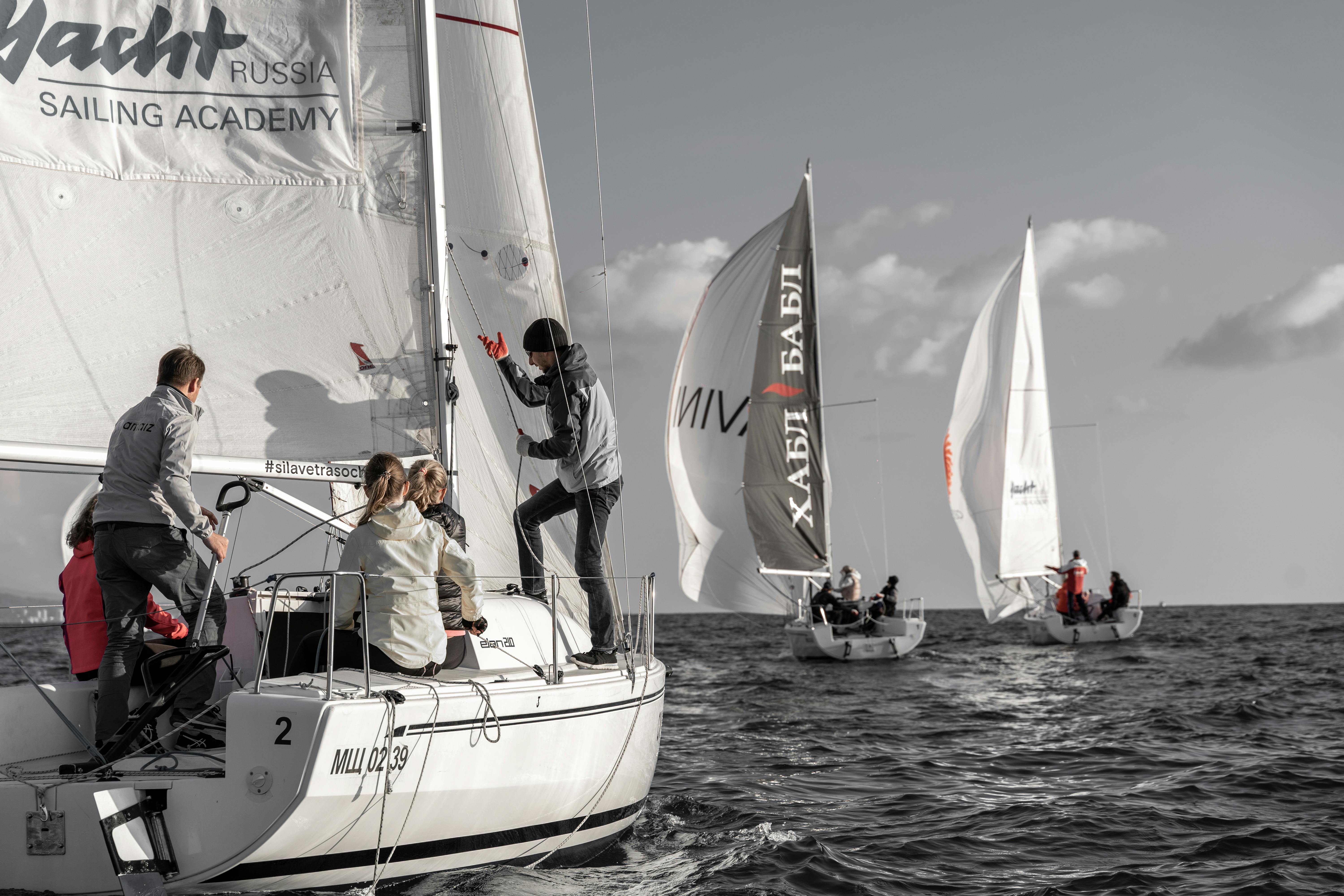 People Sailing on Boats · Free Stock Photo