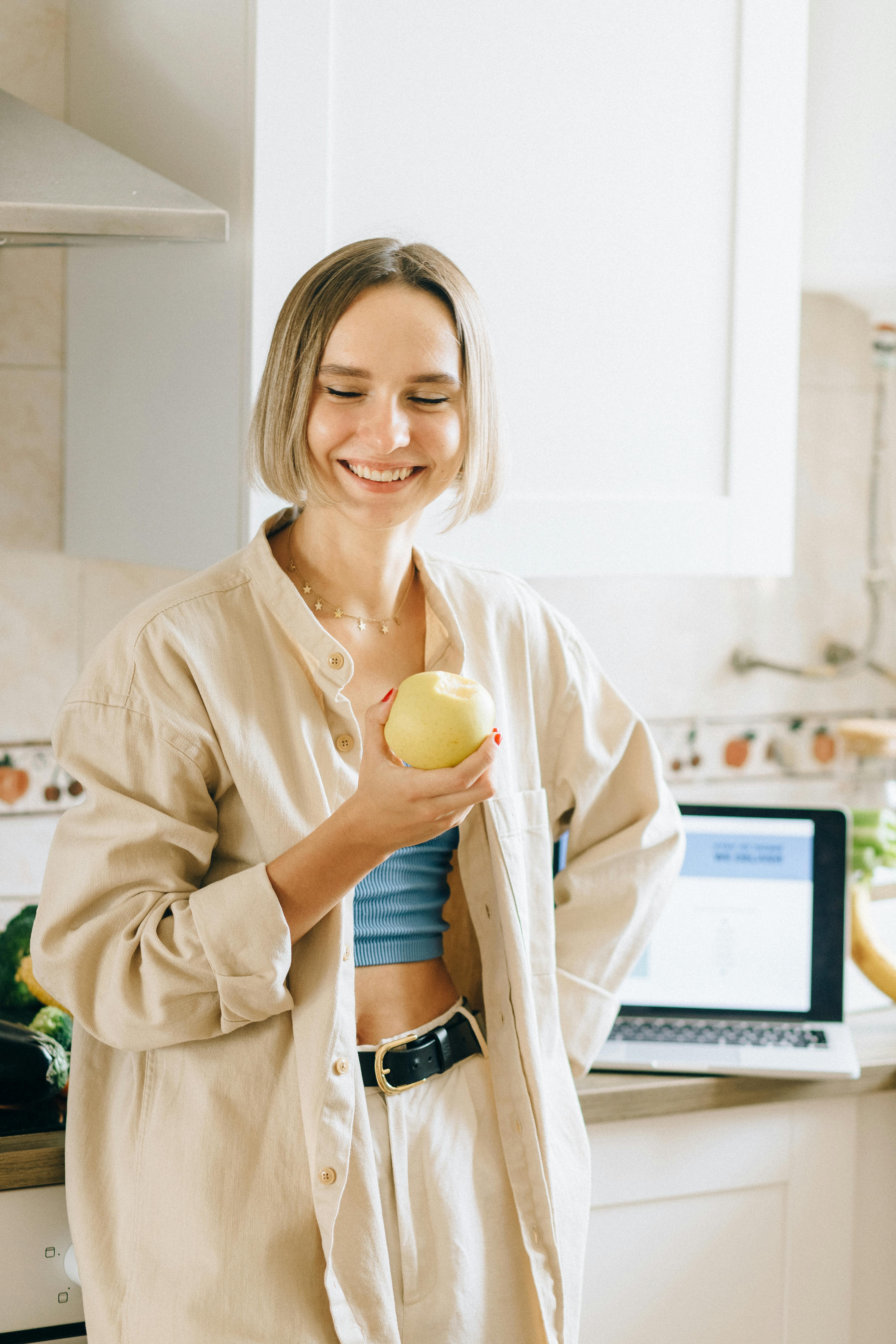 A Woman Ripping a Paper Bag · Free Stock Photo