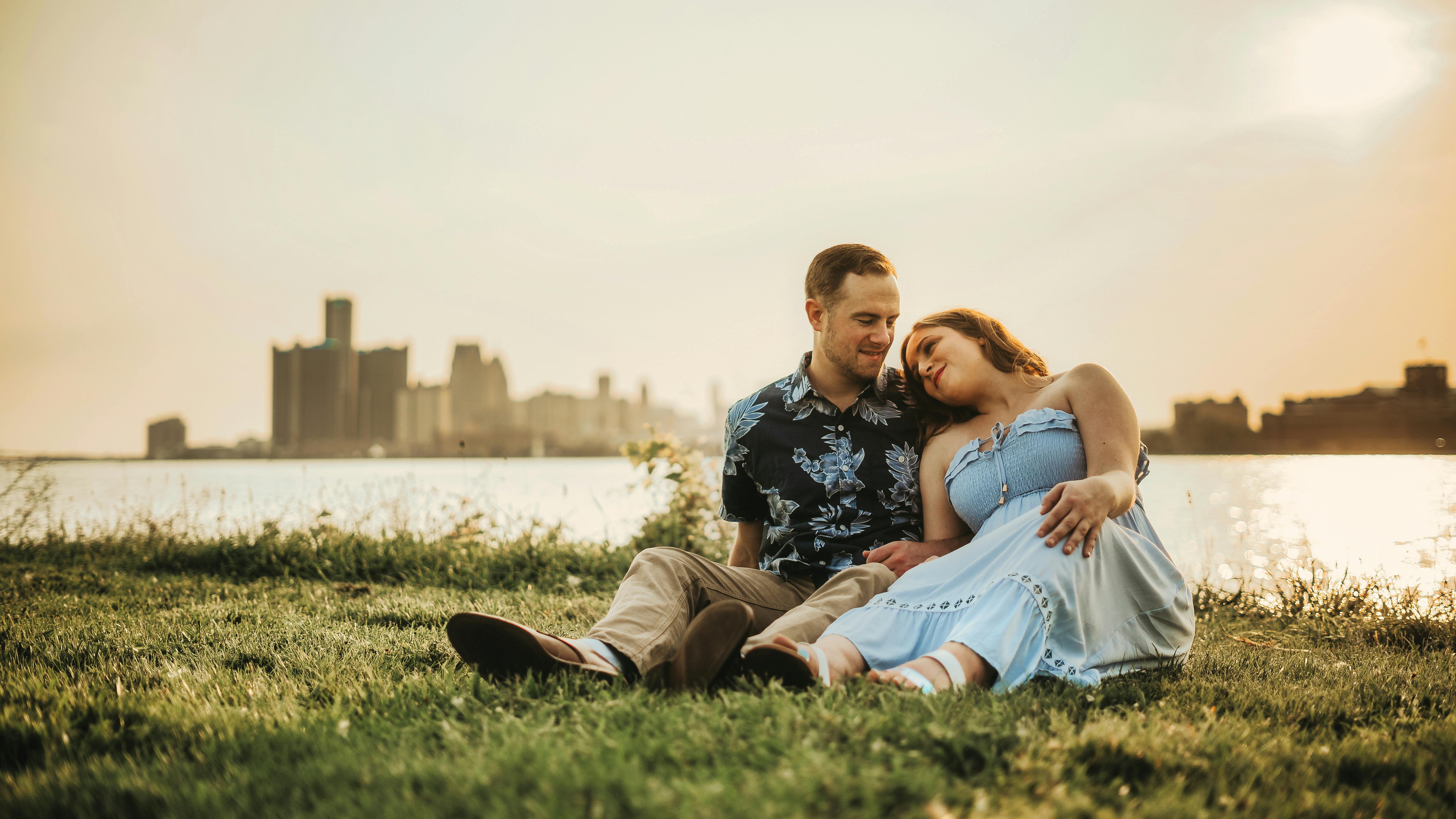 Woman Resting Her Head on Mans Shoulder · Free Stock Photo
