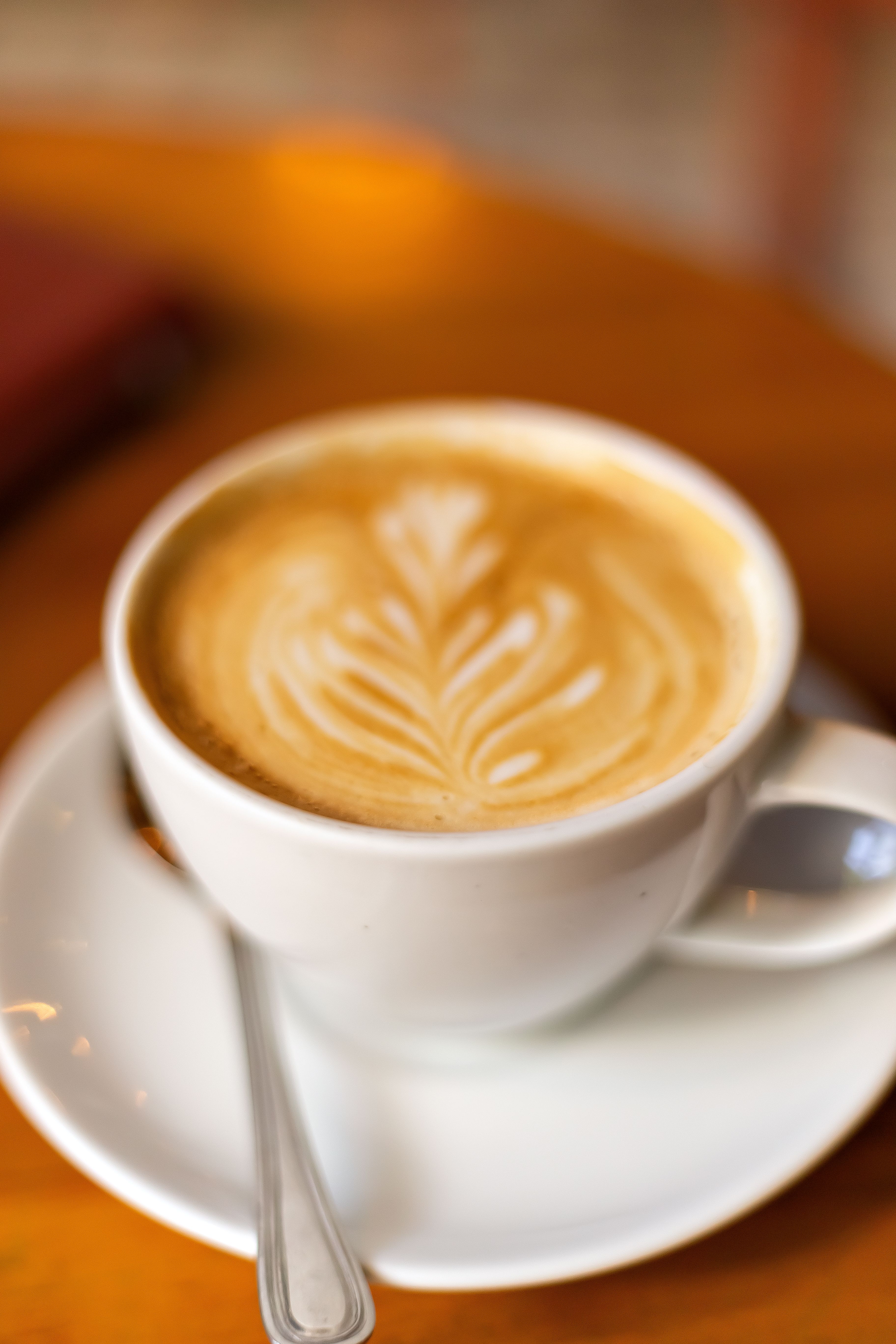 Close-up of Coffee Art · Free Stock Photo
