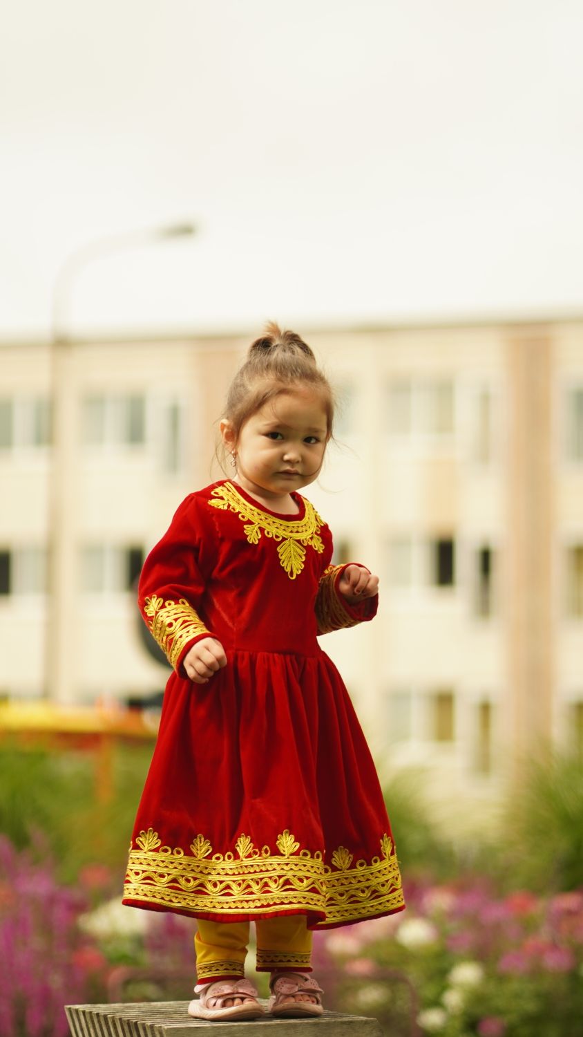A Girl in a Red Dress · Free Stock Photo