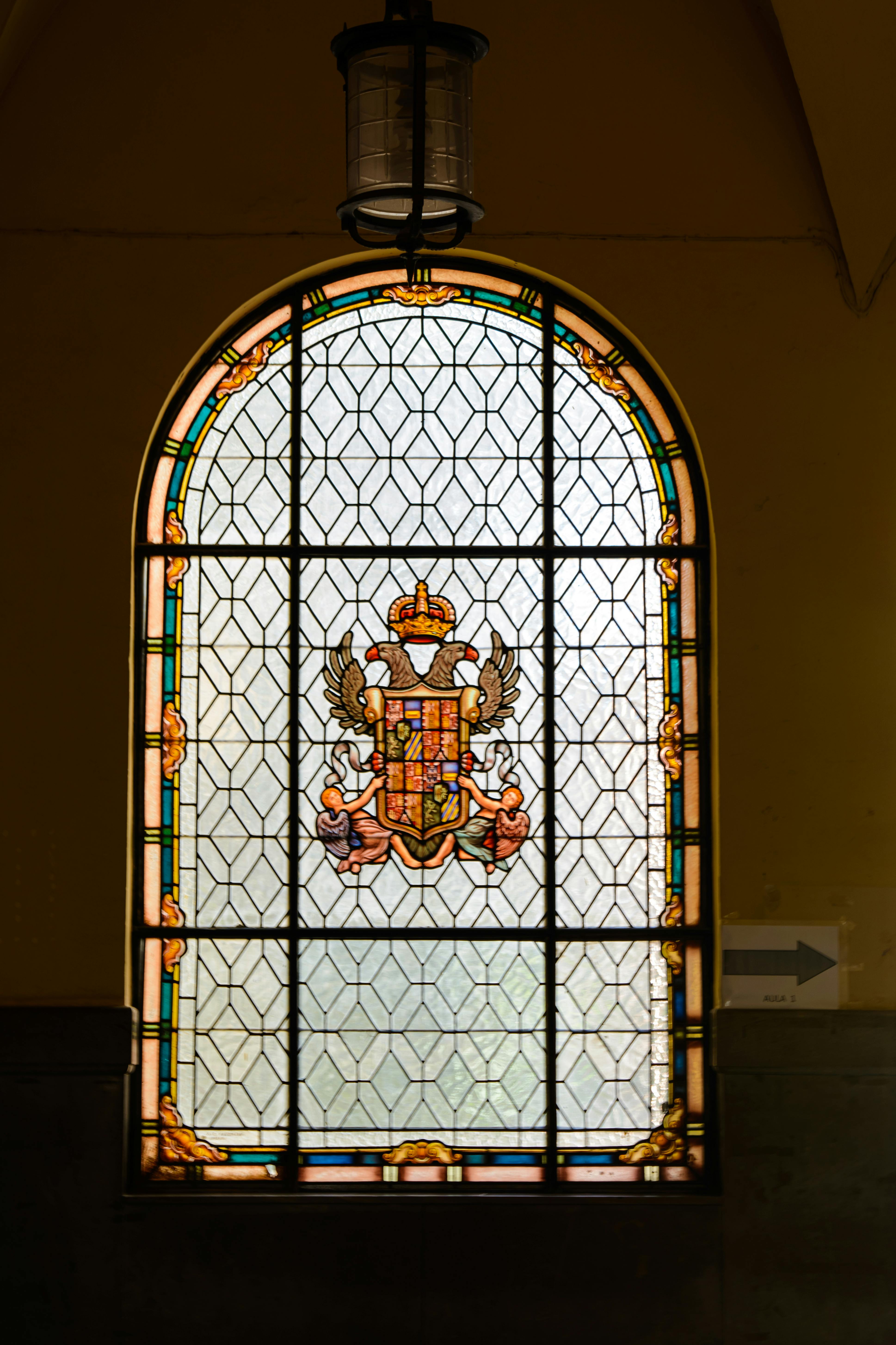 Arched Glass Window · Free Stock Photo