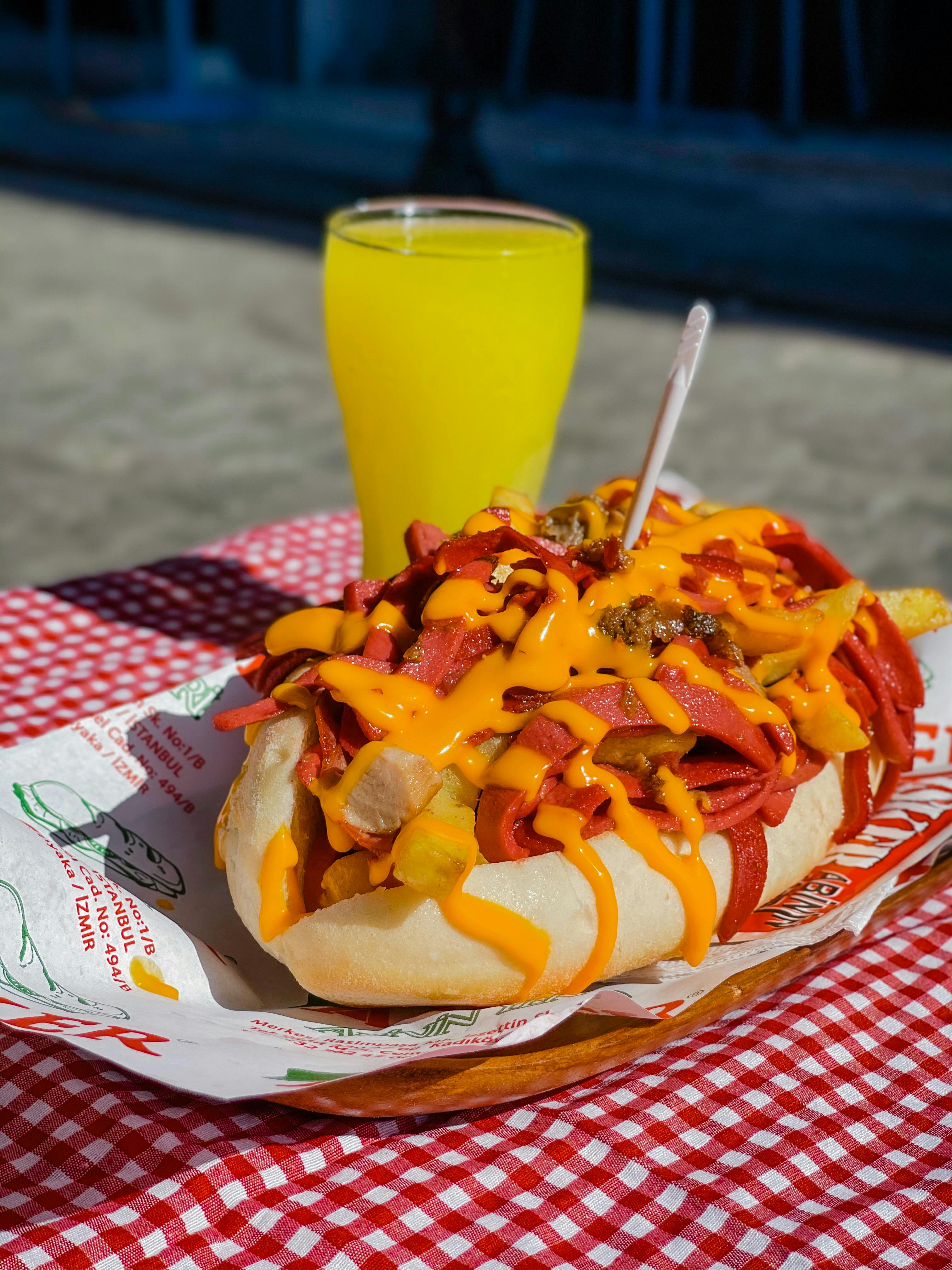 Fast Food with Beverage · Free Stock Photo