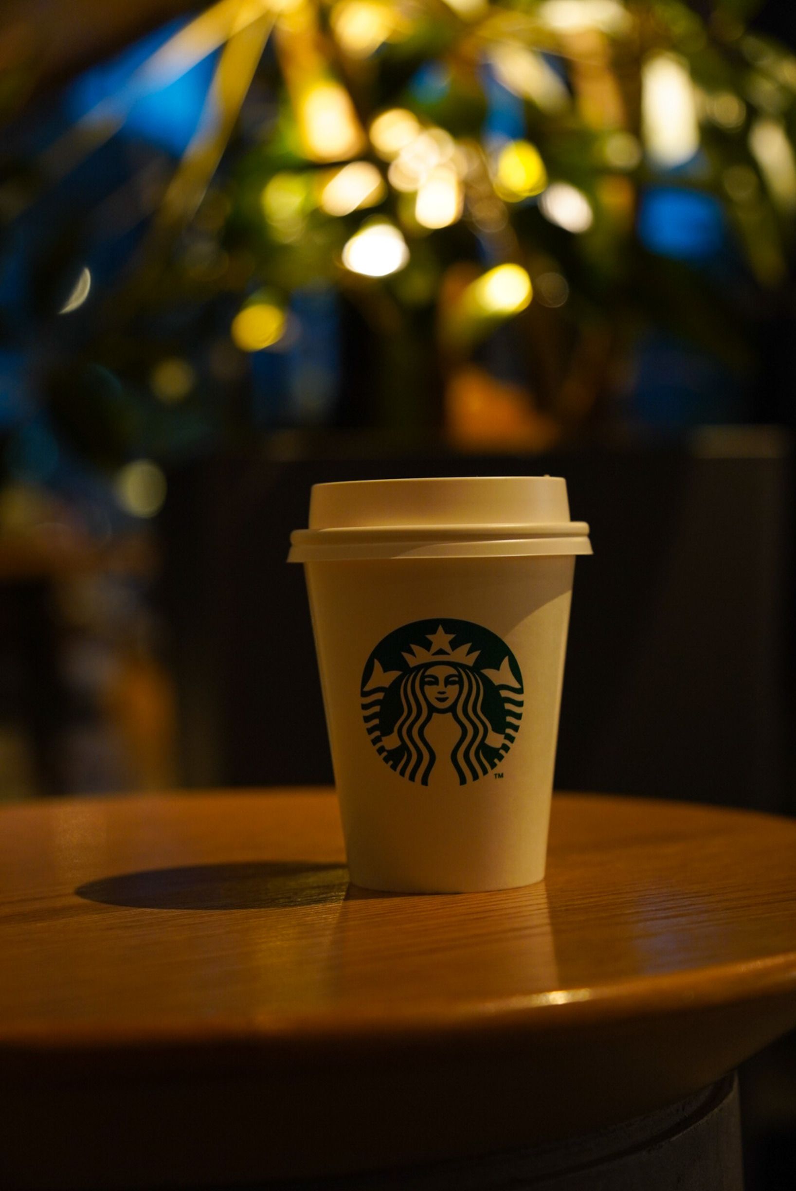 Starbucks Coffee Cup in Cozy Café Setting · Free Stock Photo