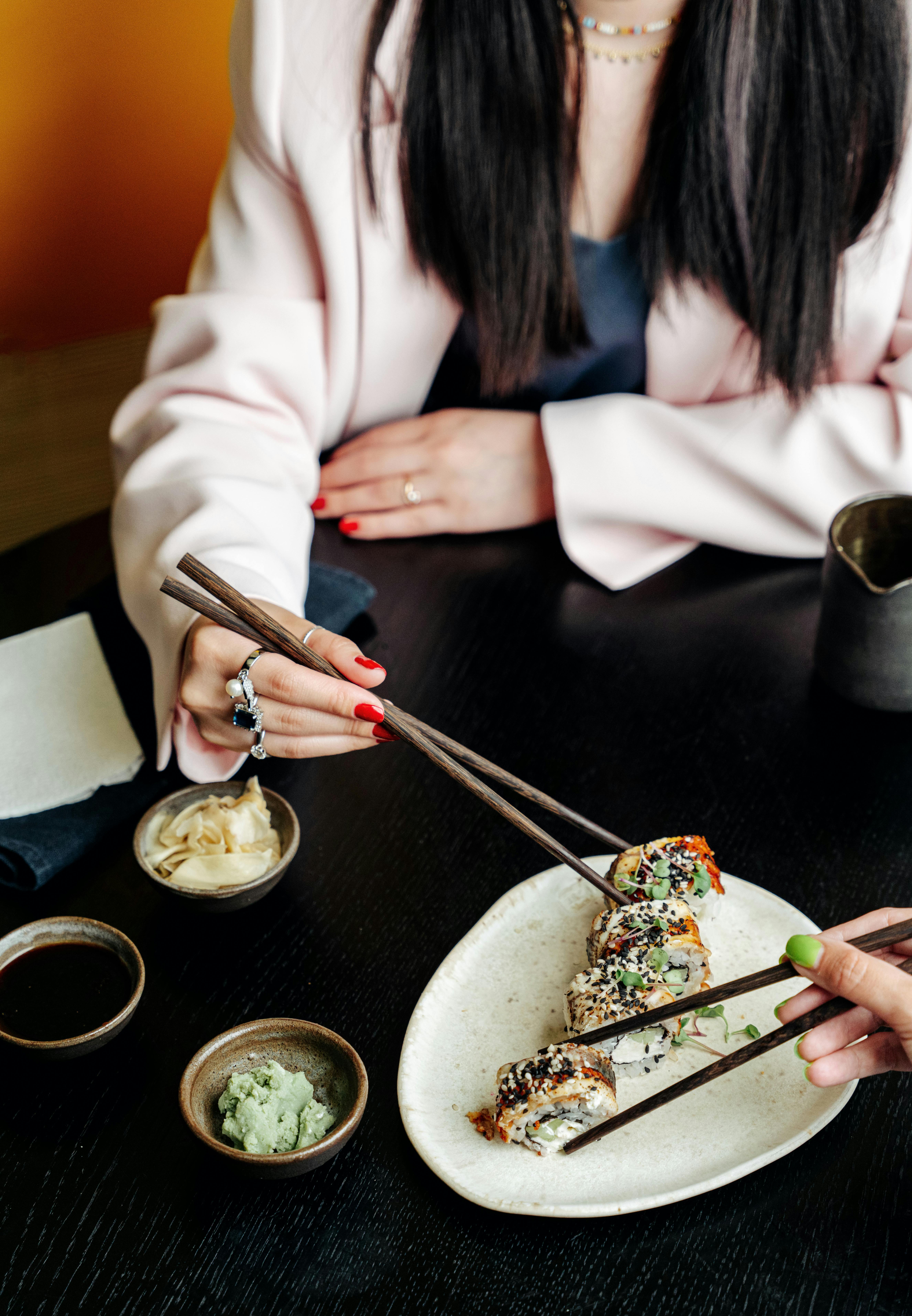 People Eating Sushi · Free Stock Photo
