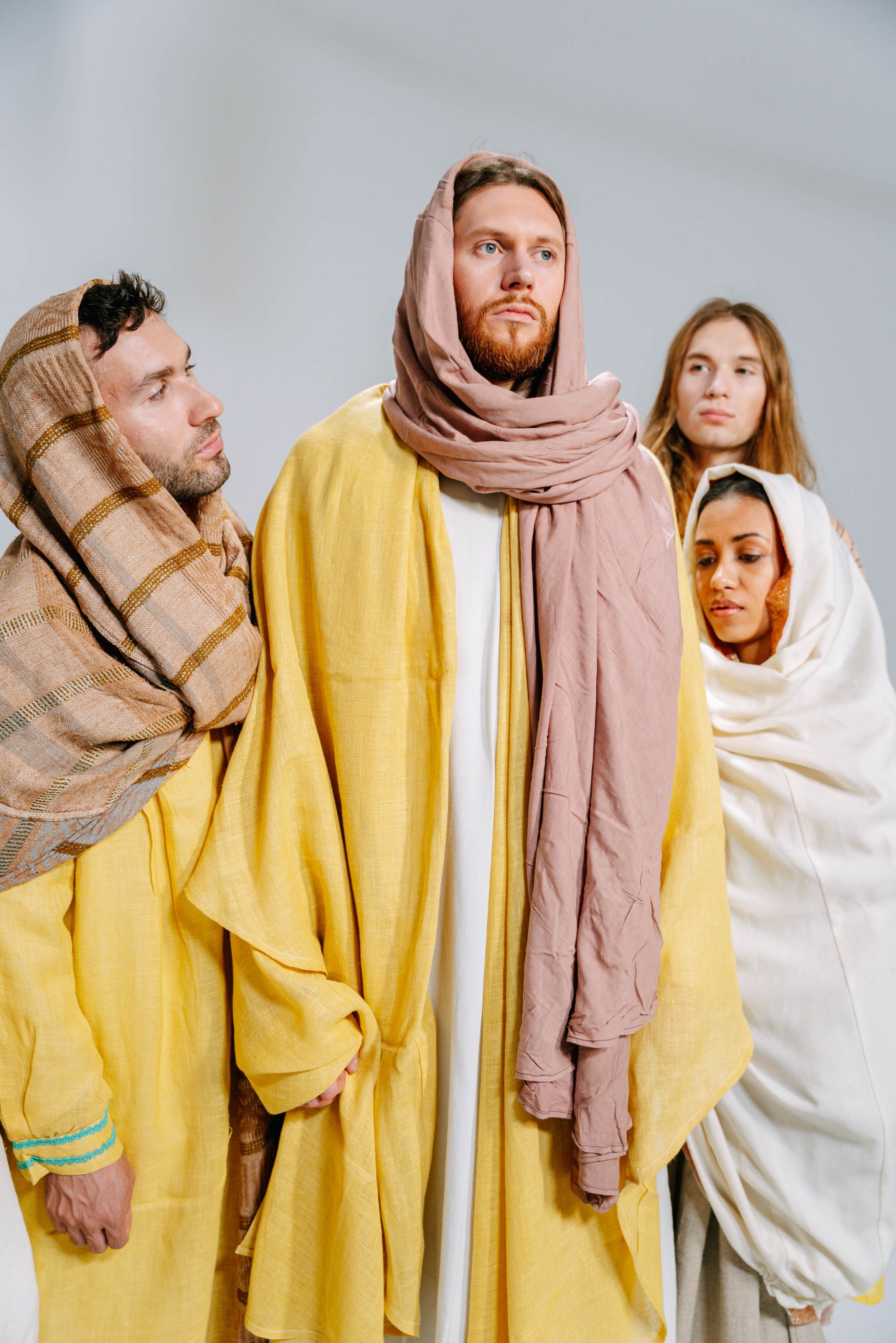 People Wearing Headscarves and Cloaks · Free Stock Photo