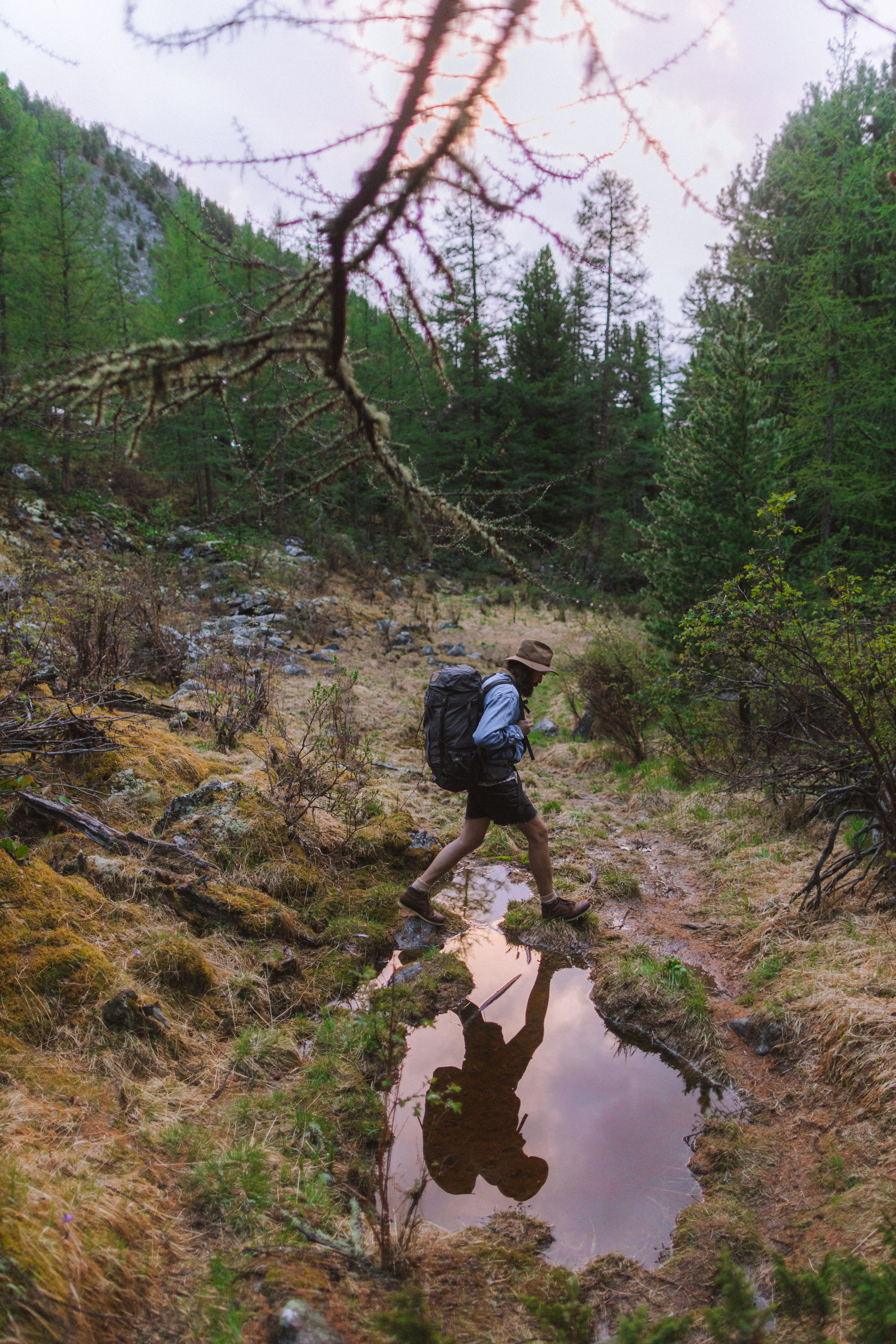 Man Hiking Alone · Free Stock Photo