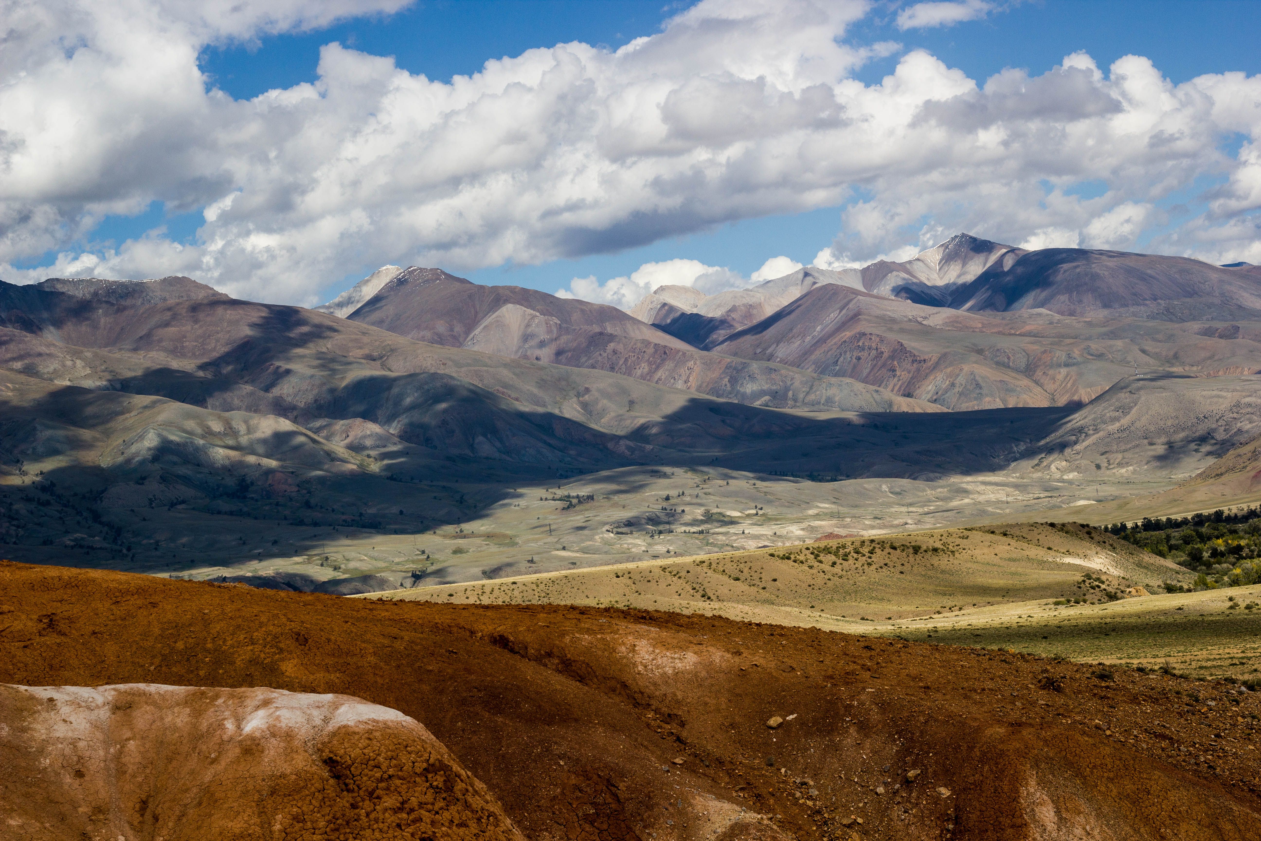 Clouds over Hills and Mountains · Free Stock Photo