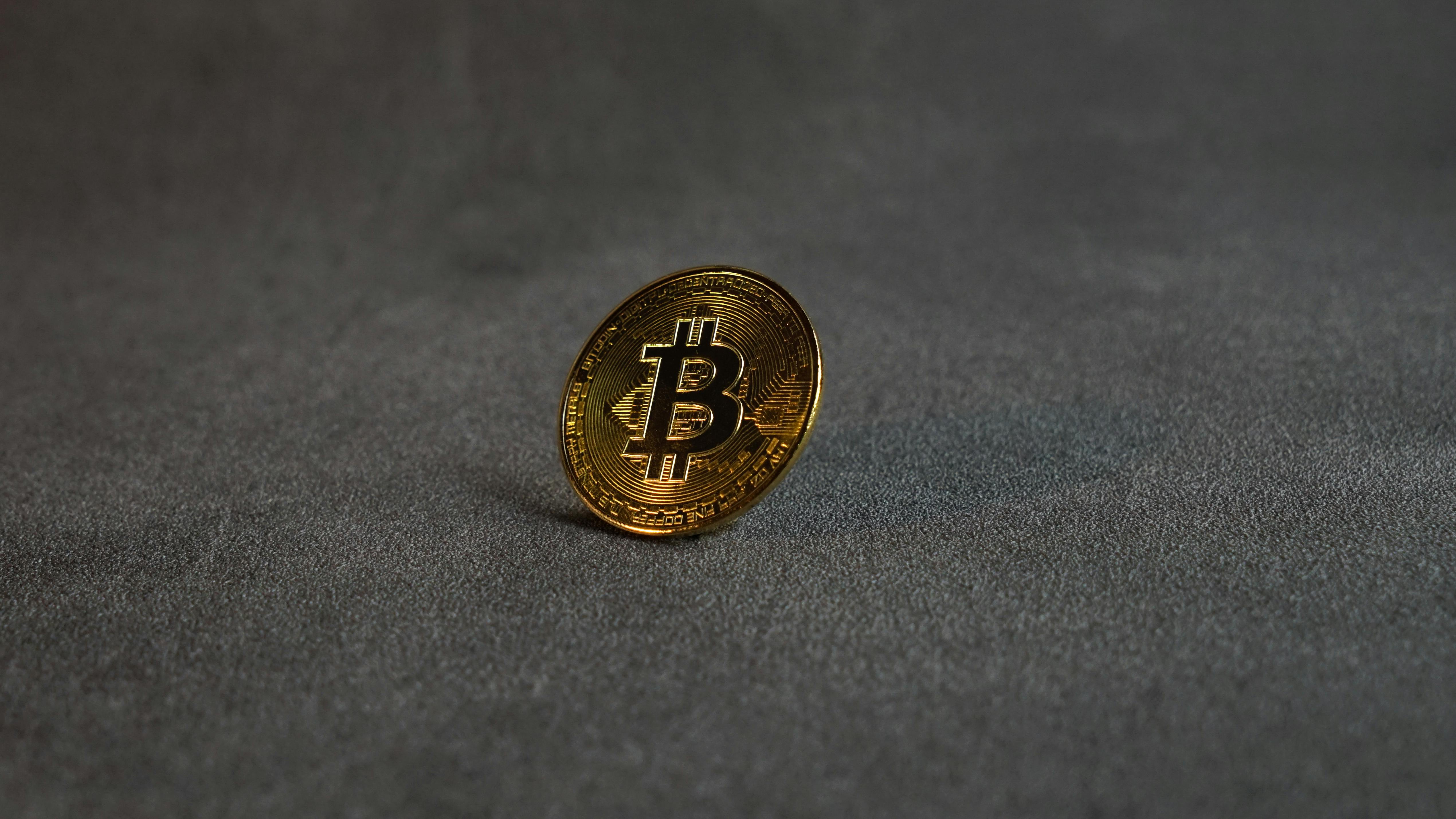 Close Up Photo of Bitcoins · Free Stock Photo