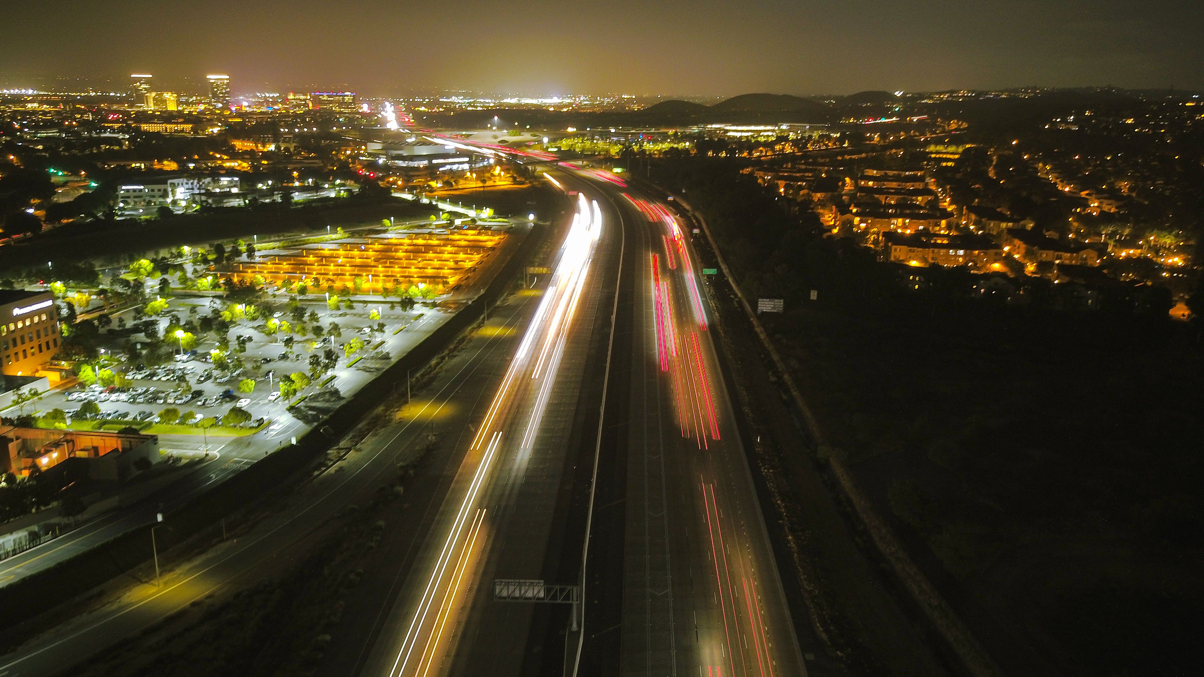 Time Lapse of Moving Cars on an Expressway During Night Time · Free ...