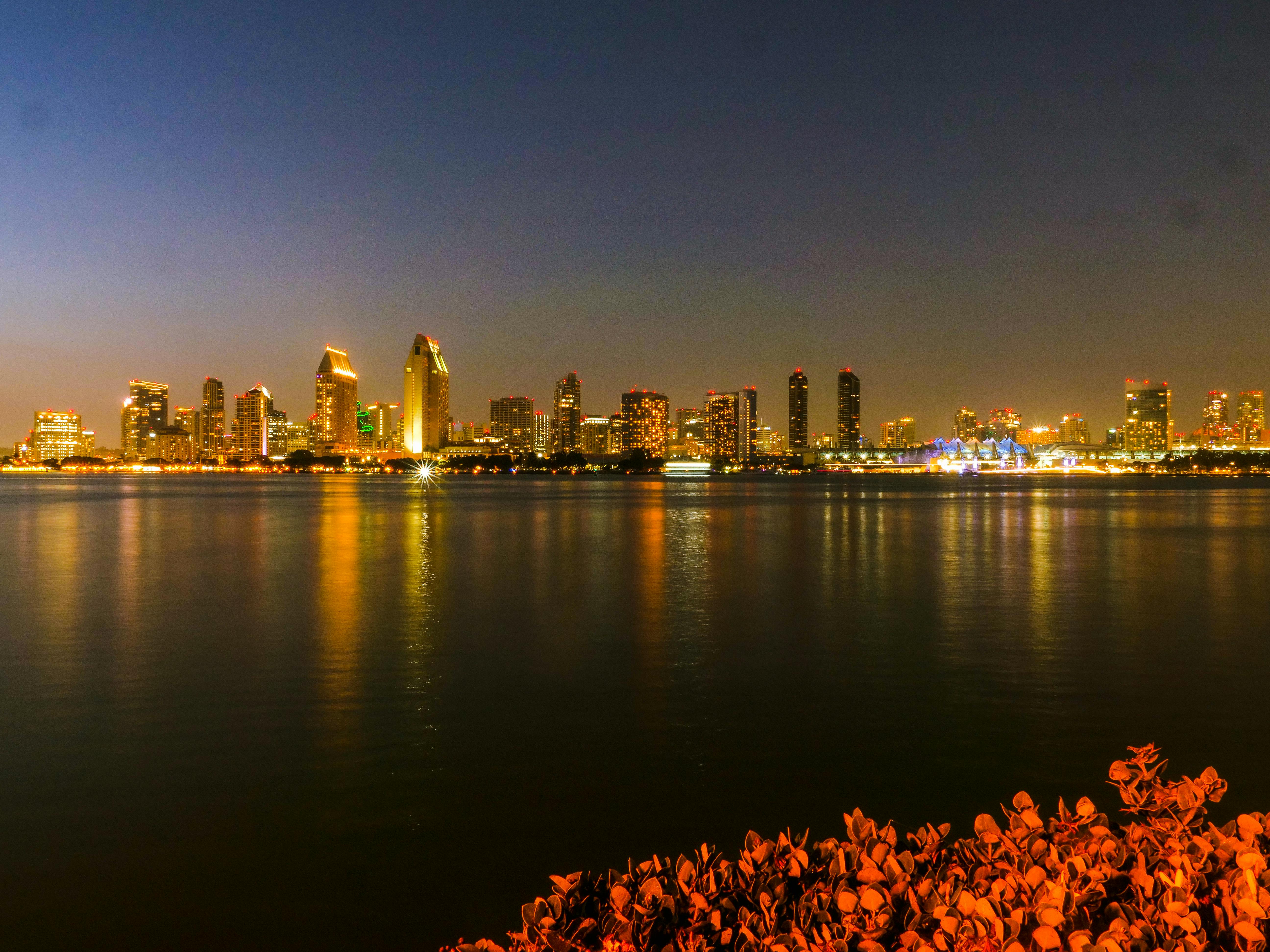Cityscape Scenery during Nighttime · Free Stock Photo
