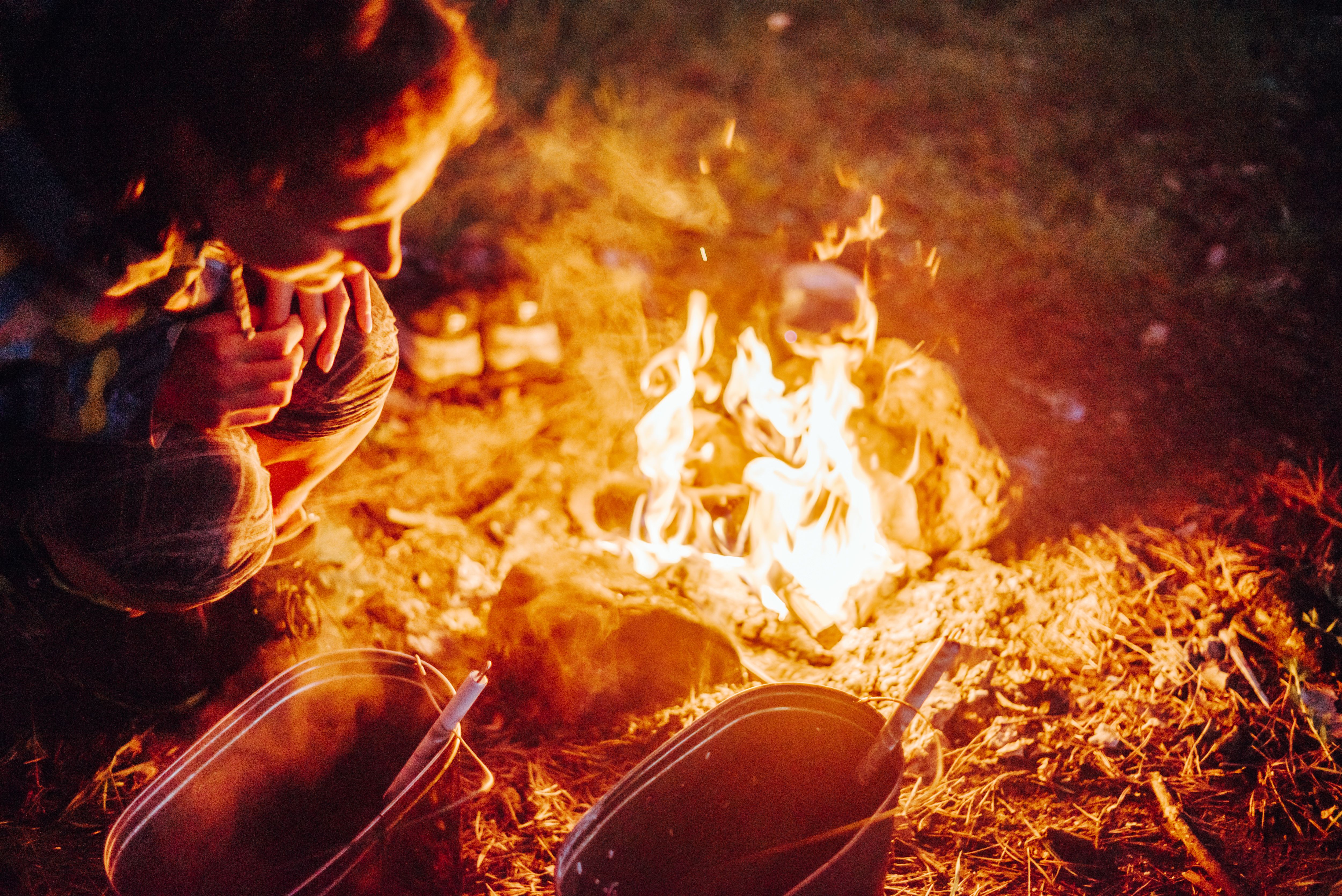 Photo of People Camping in Forest · Free Stock Photo