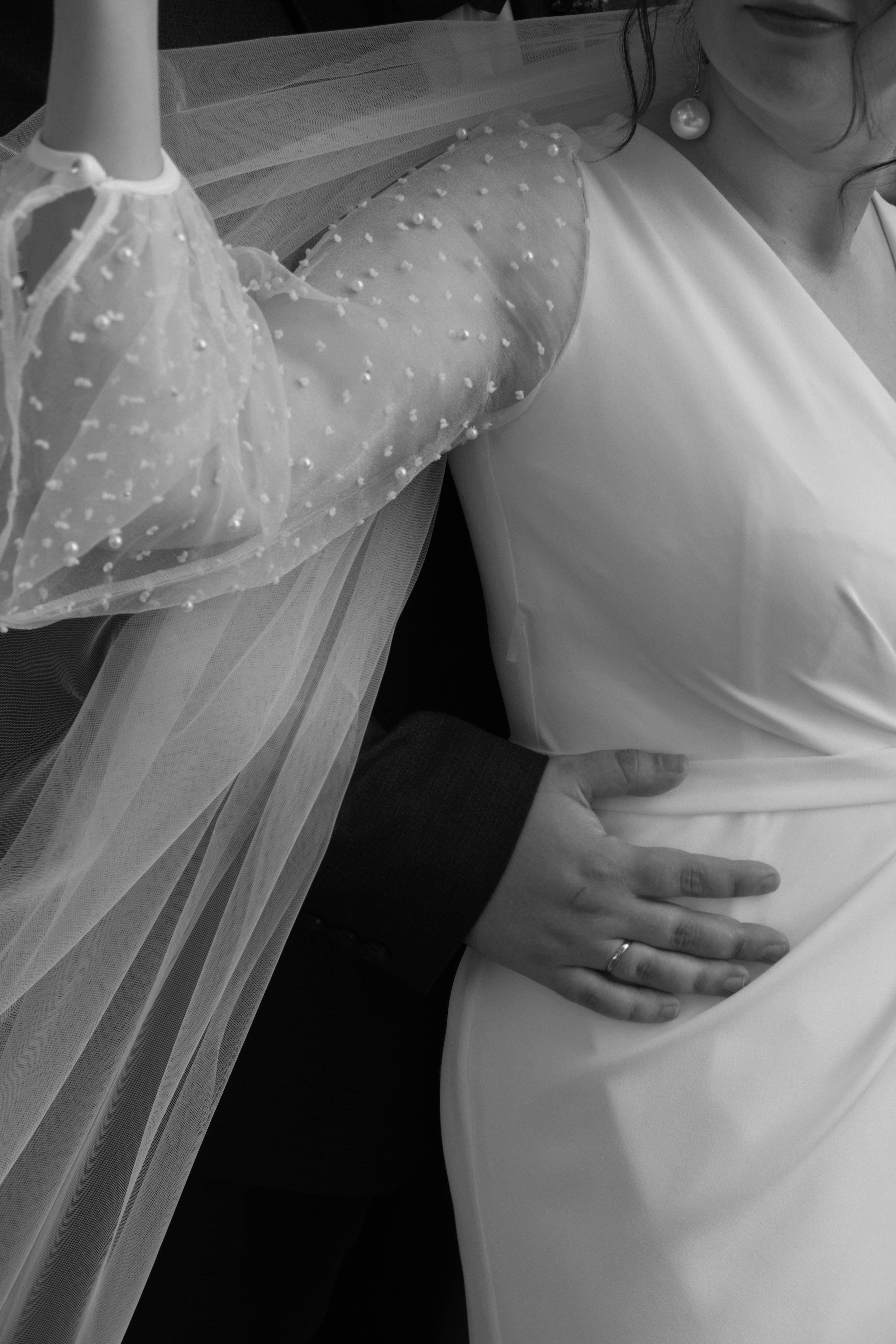 A Bride Wearing Her Wedding Dress · Free Stock Photo