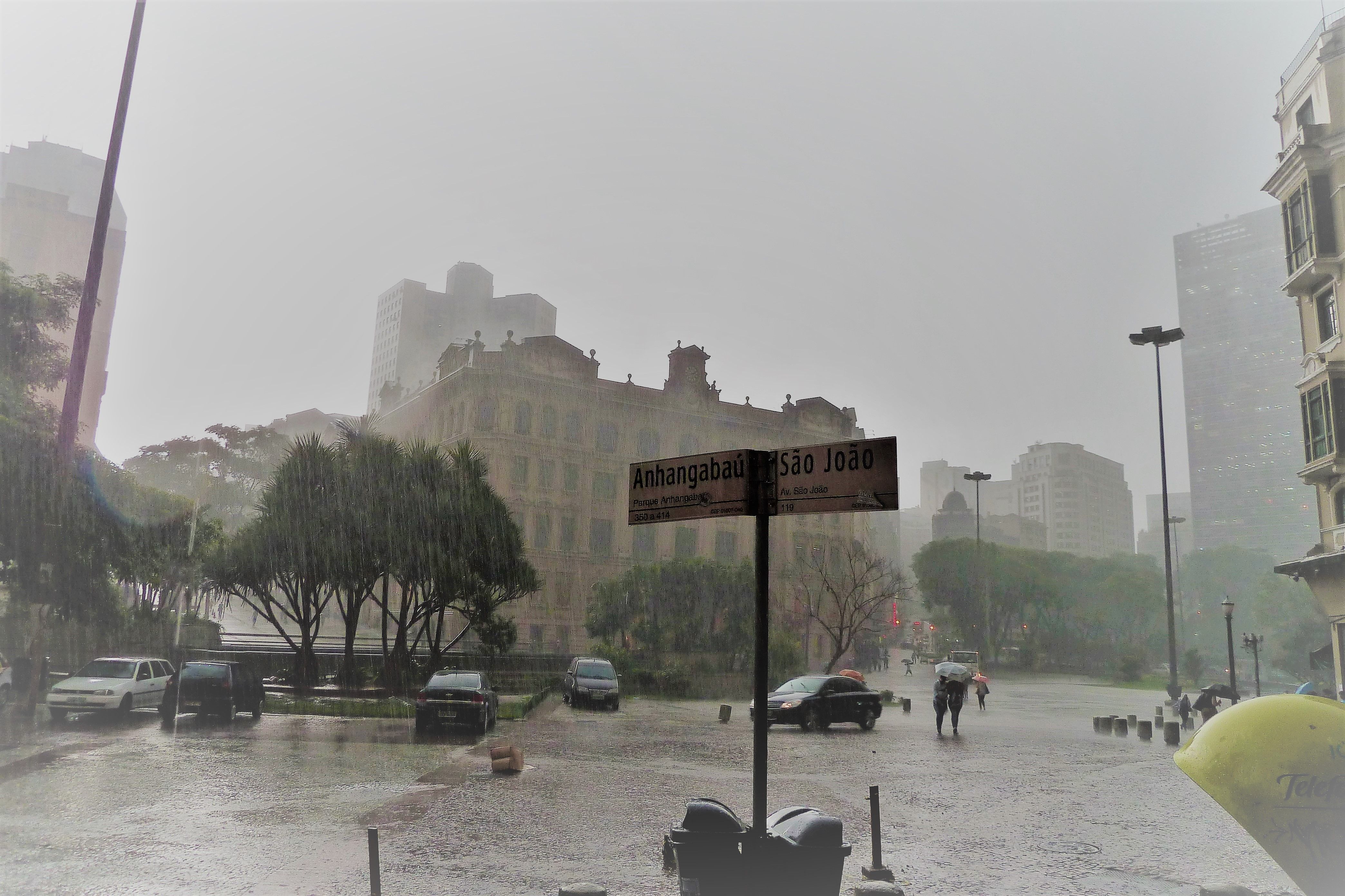 Free stock photo of city, deserted centre, flood of rain