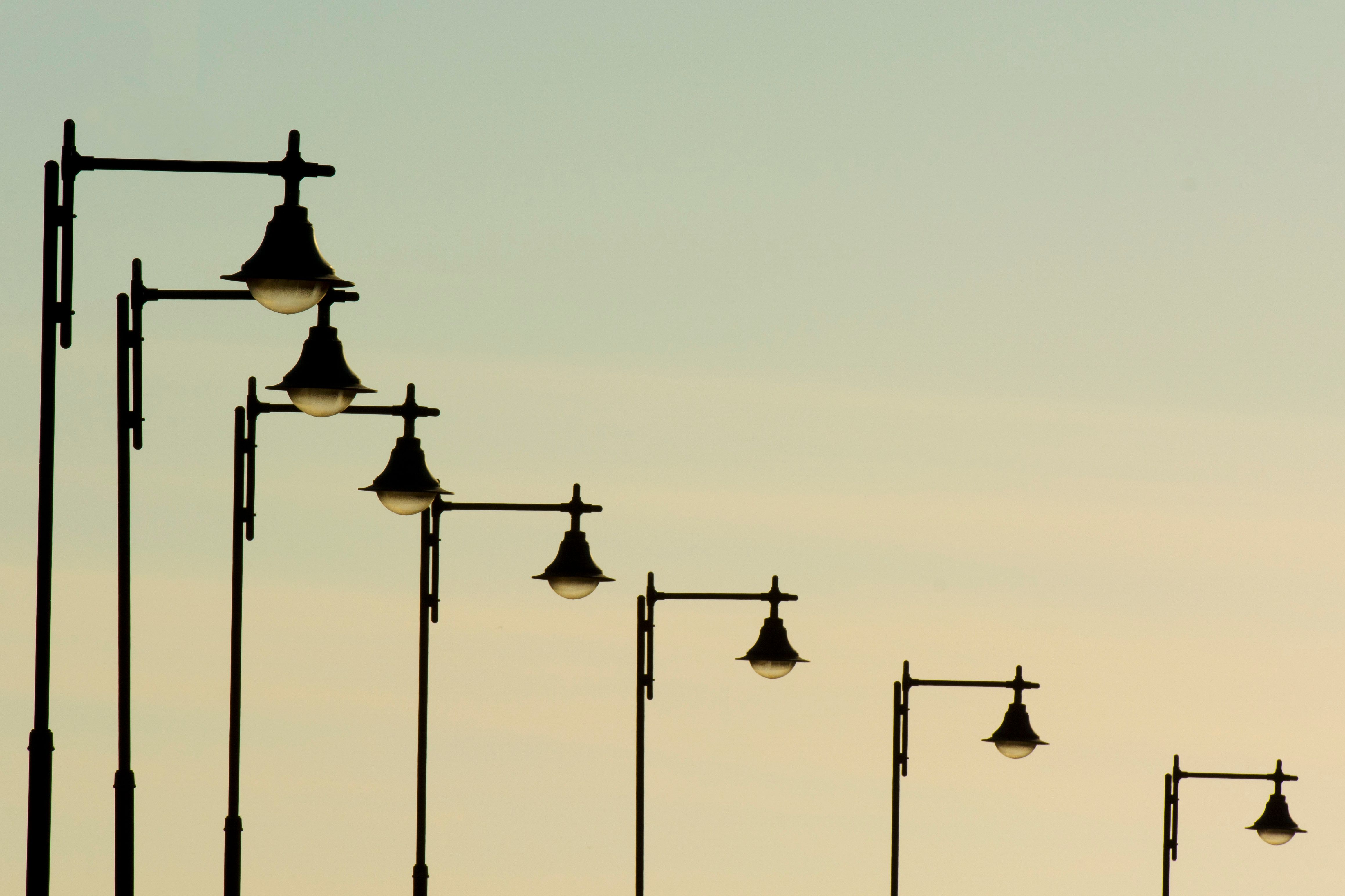 Lamp Post in The Street · Free Stock Photo