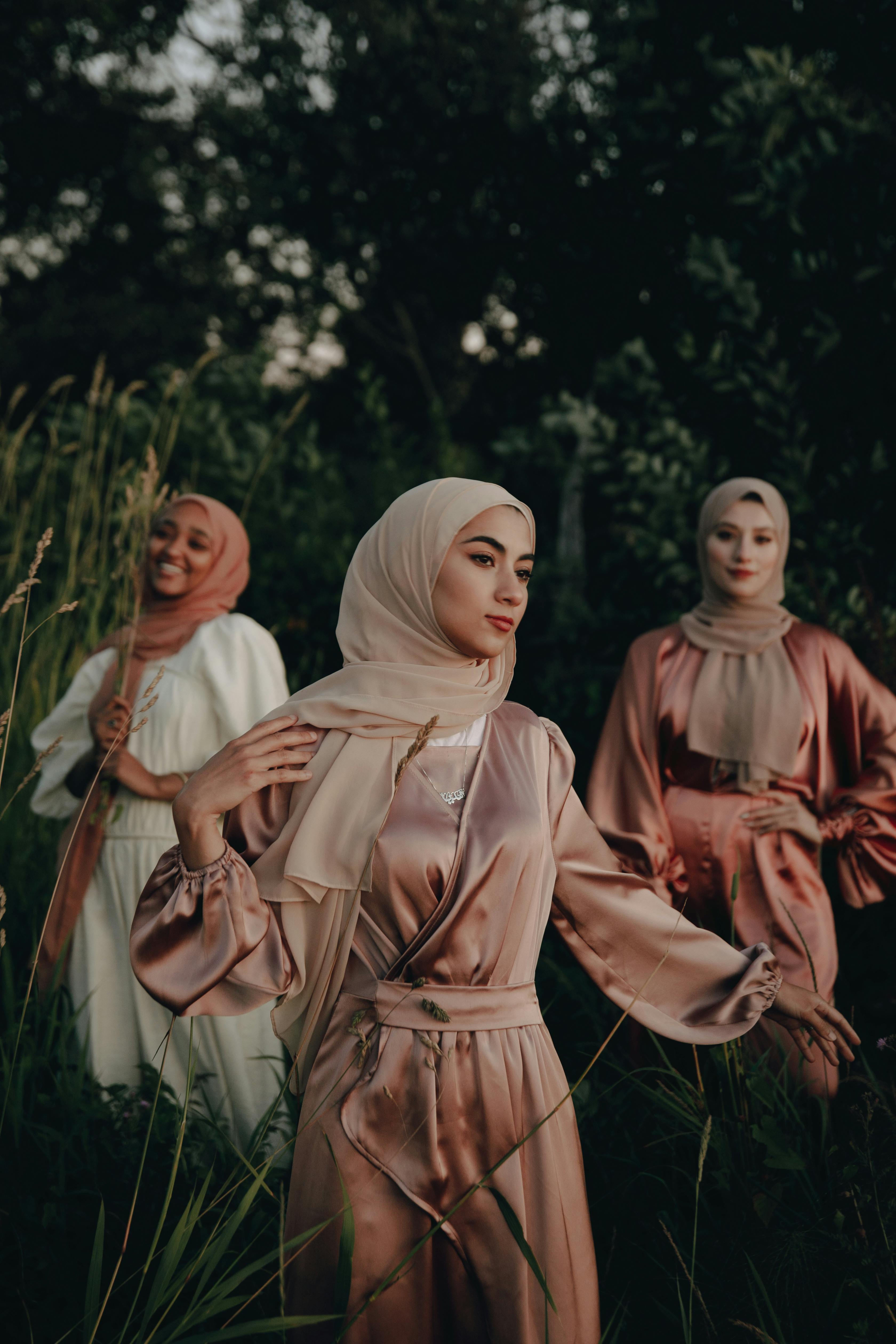 Three Women in Traditional Dress · Free Stock Photo