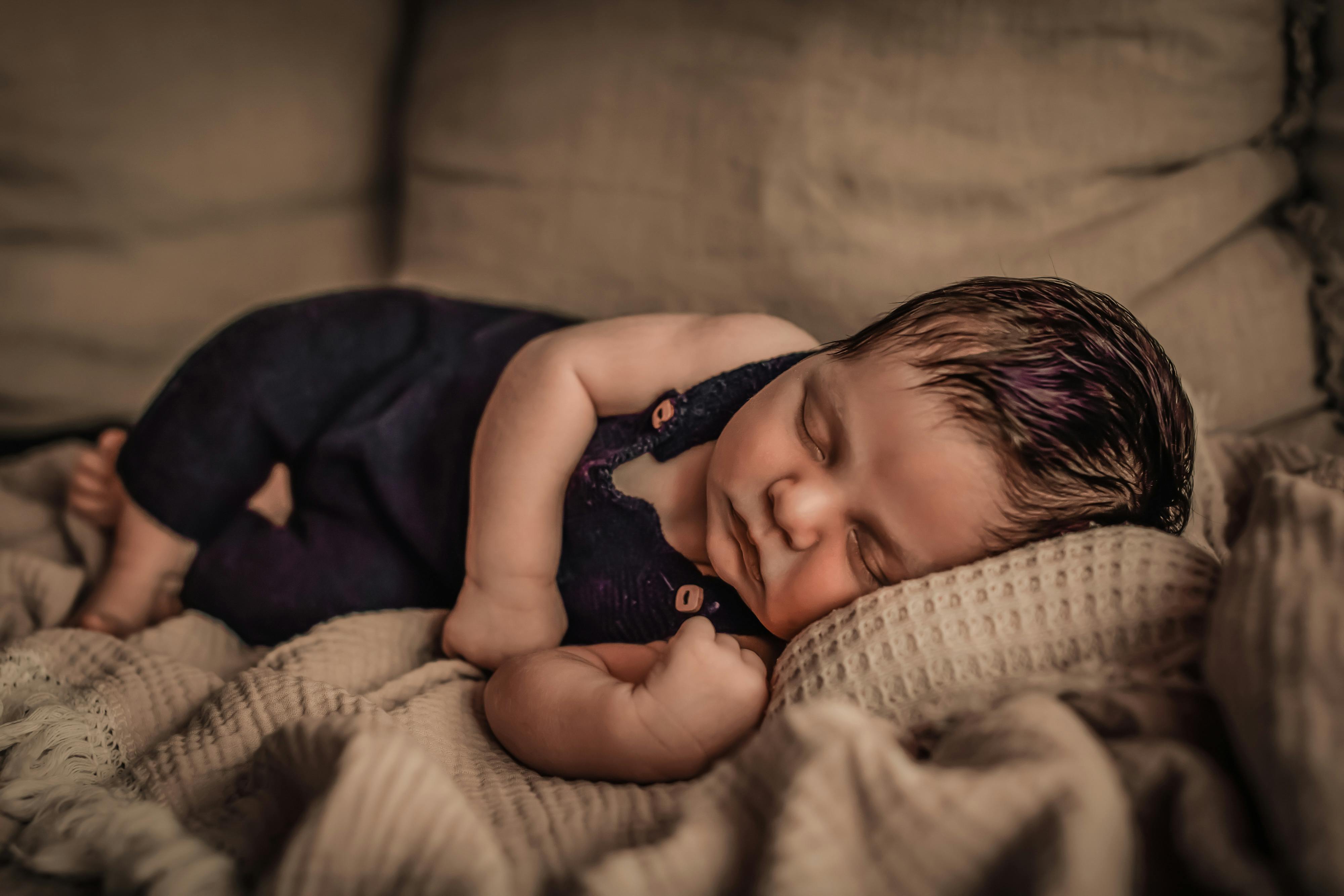 Close Up Photo of a Baby Girl Sleeping · Free Stock Photo
