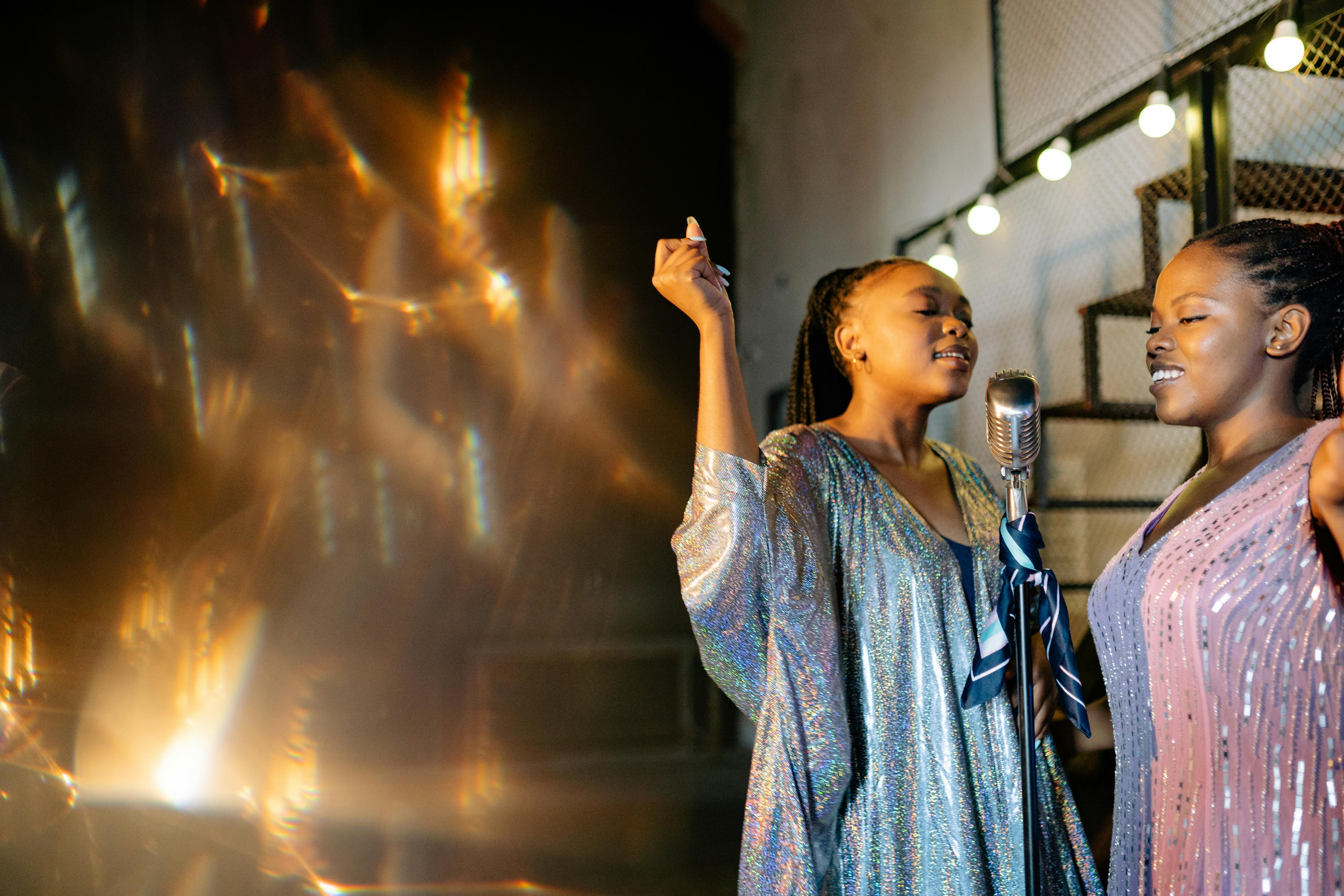 Two Woman Singing · Free Stock Photo
