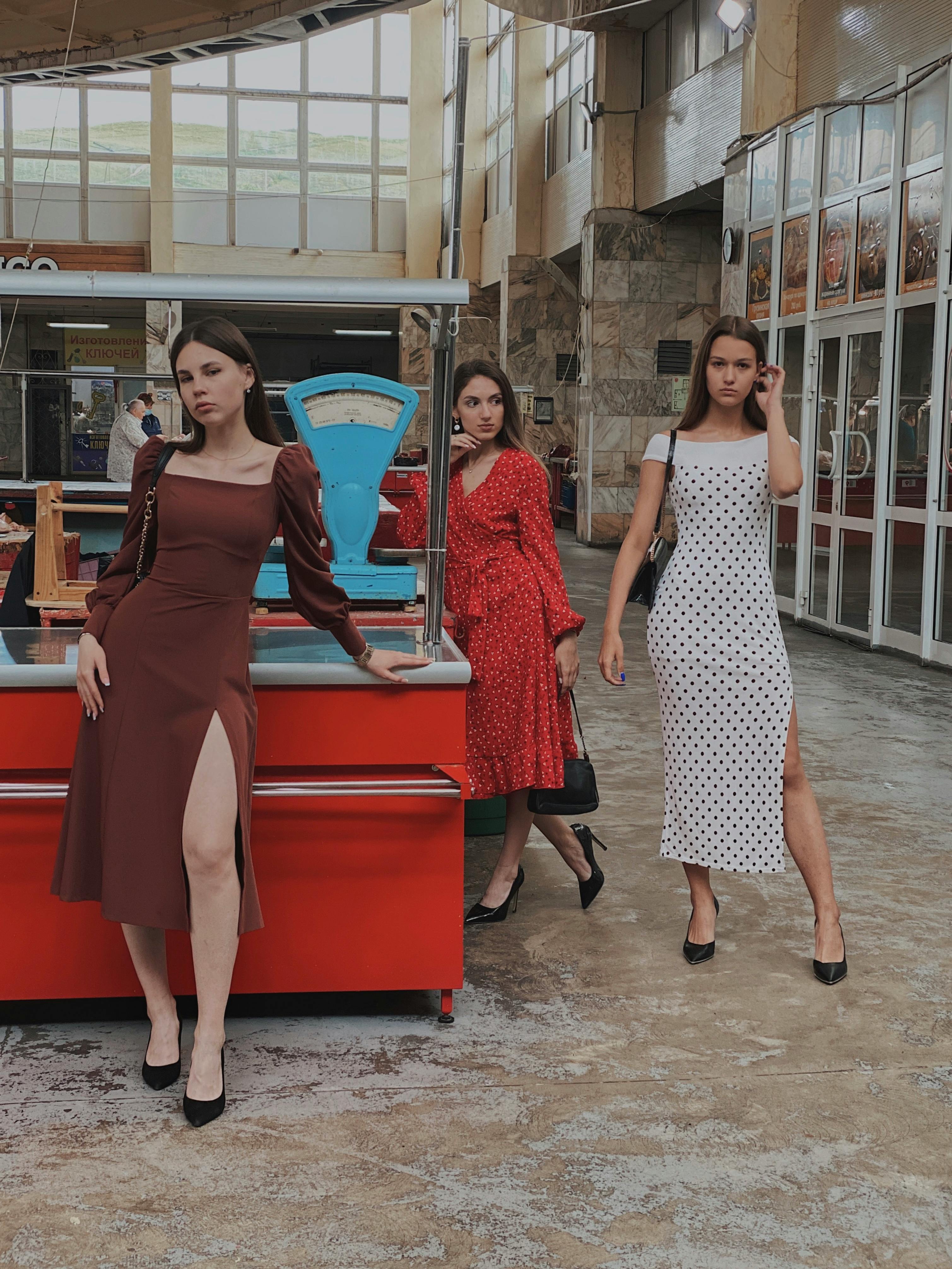 Women Wearing Dresses and Heels · Free Stock Photo