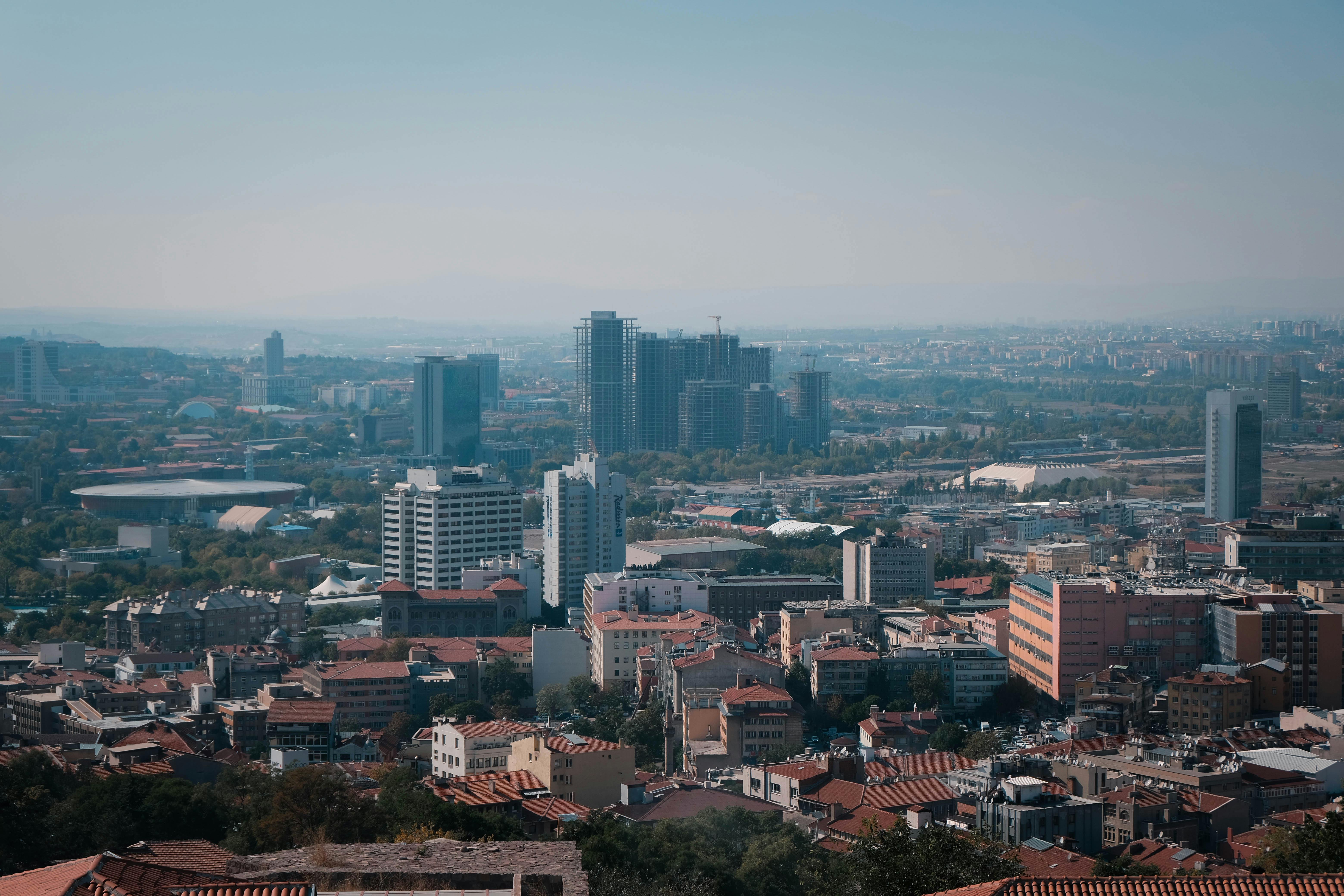 An Aerial View of Buildings in a Congested City · Free Stock Photo
