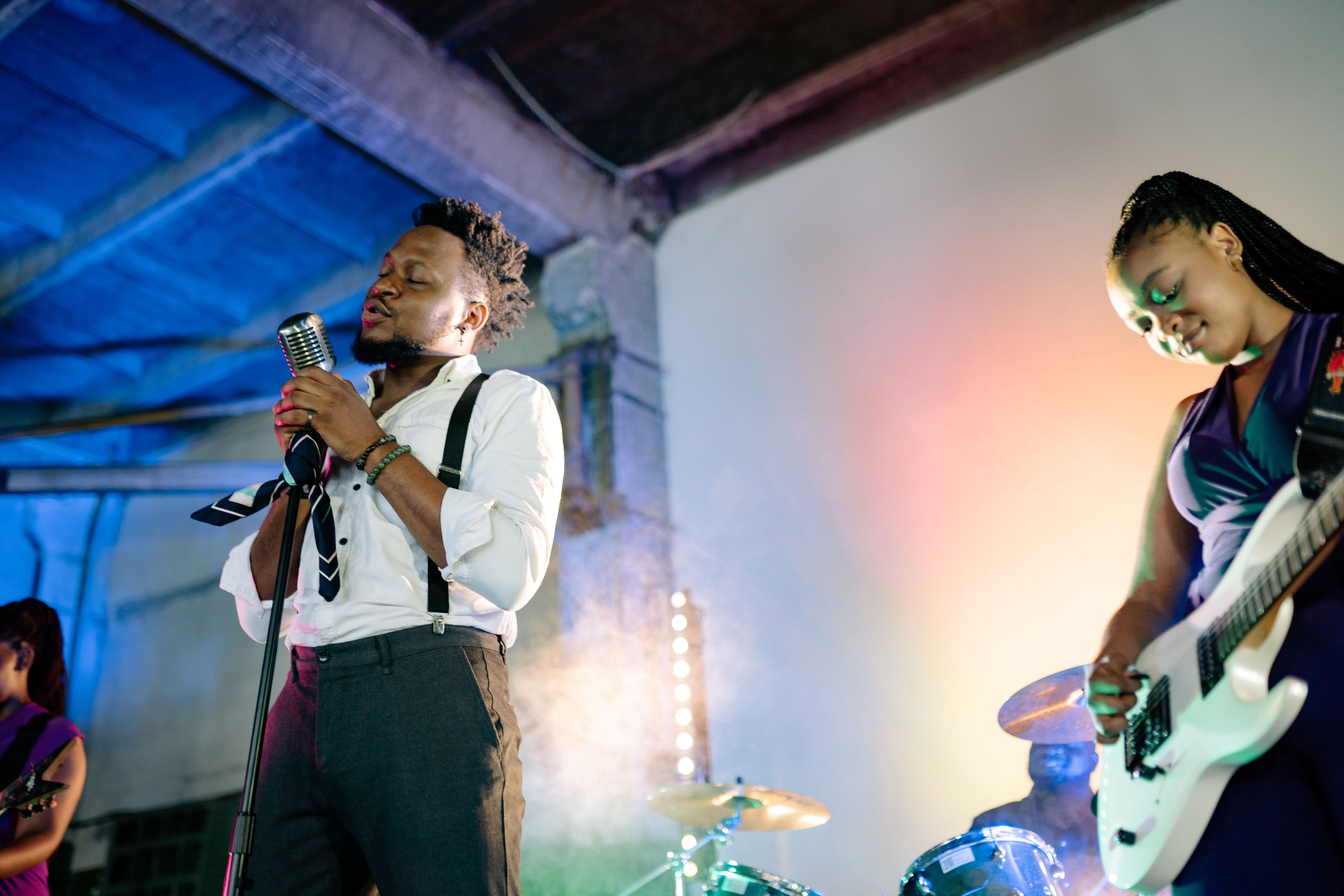 Band Playing on Stage · Free Stock Photo