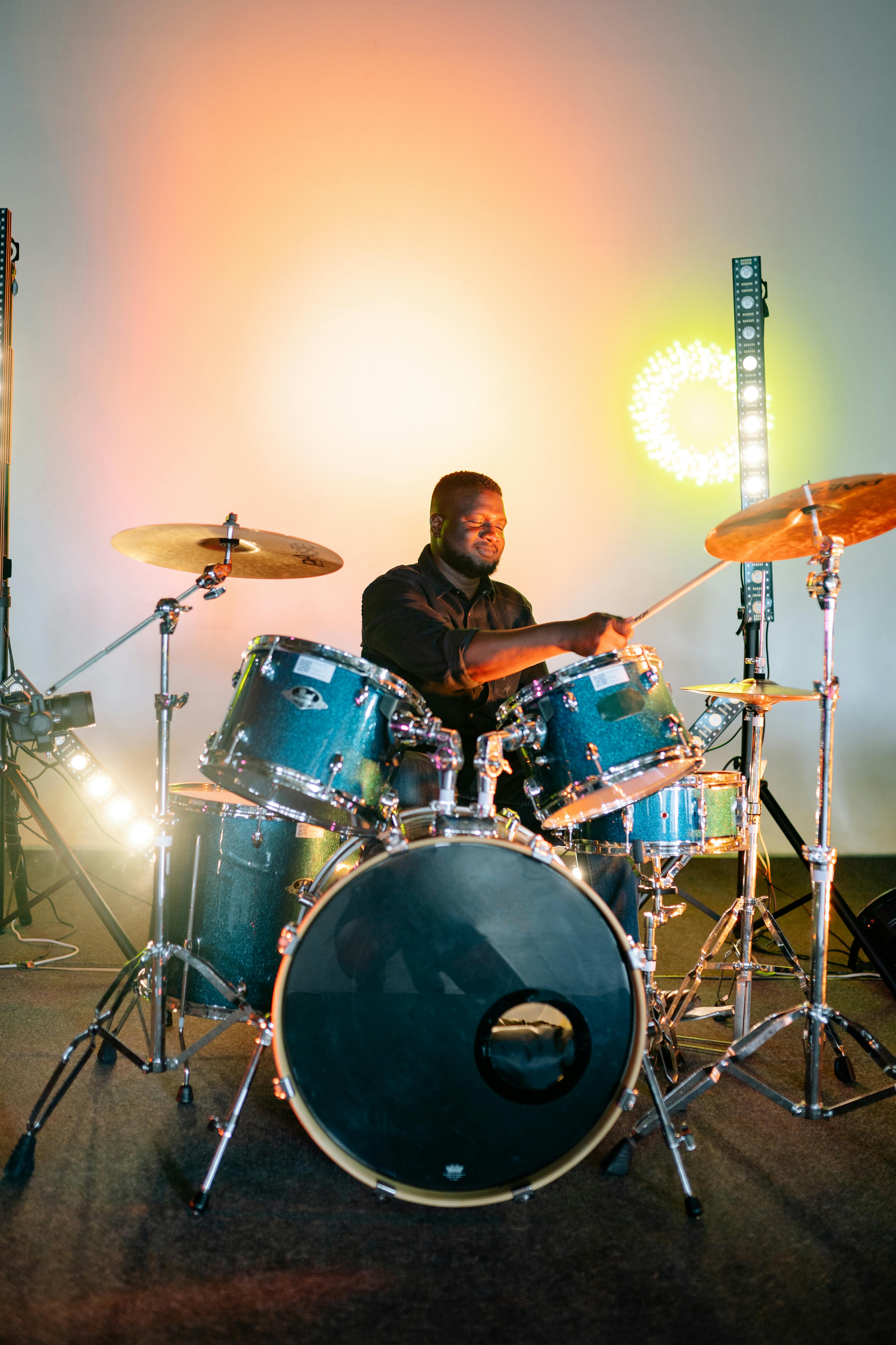 Person Playing The Drums · Free Stock Photo