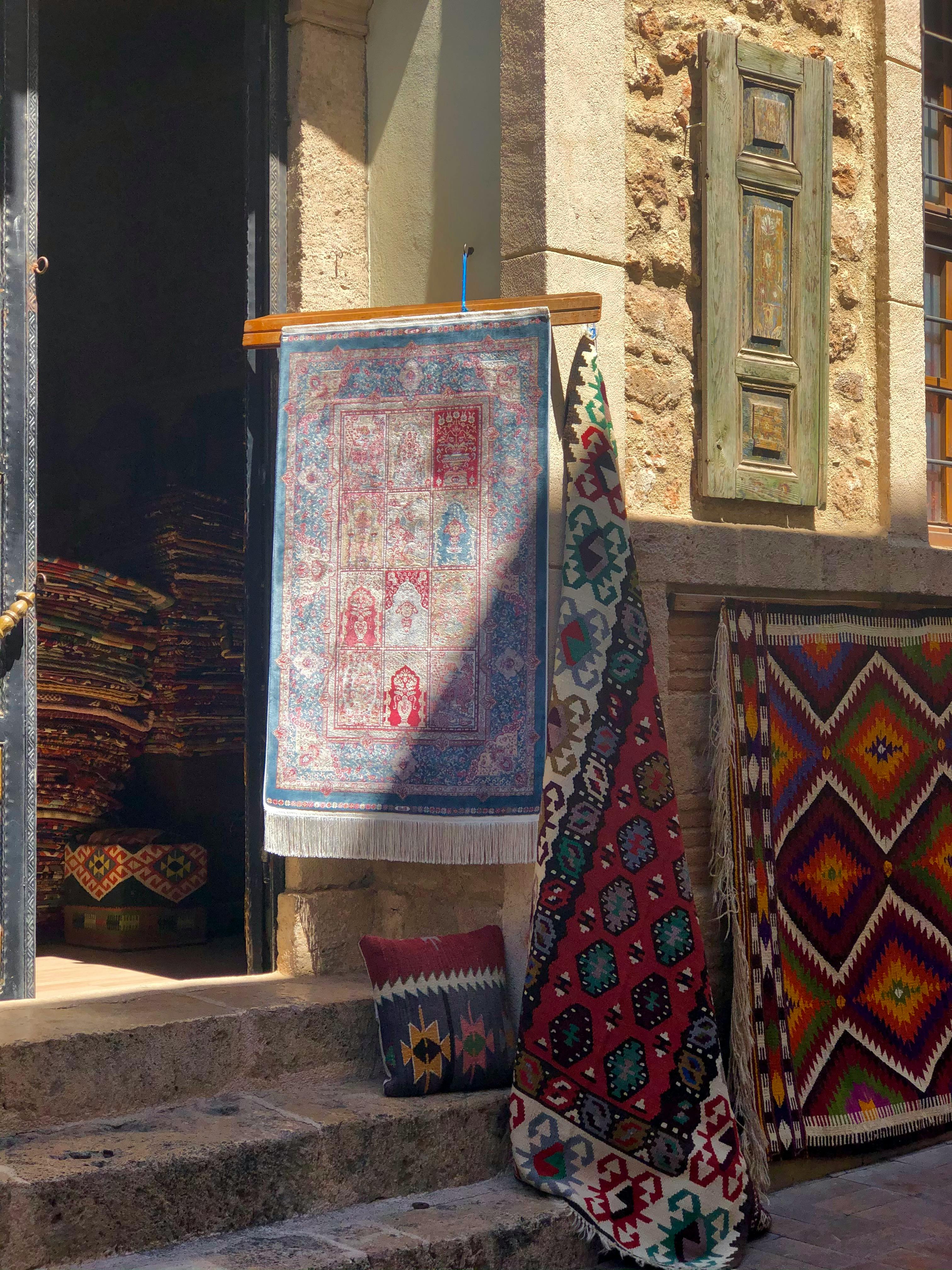 Assorted-print Tapestry Lot · Free Stock Photo