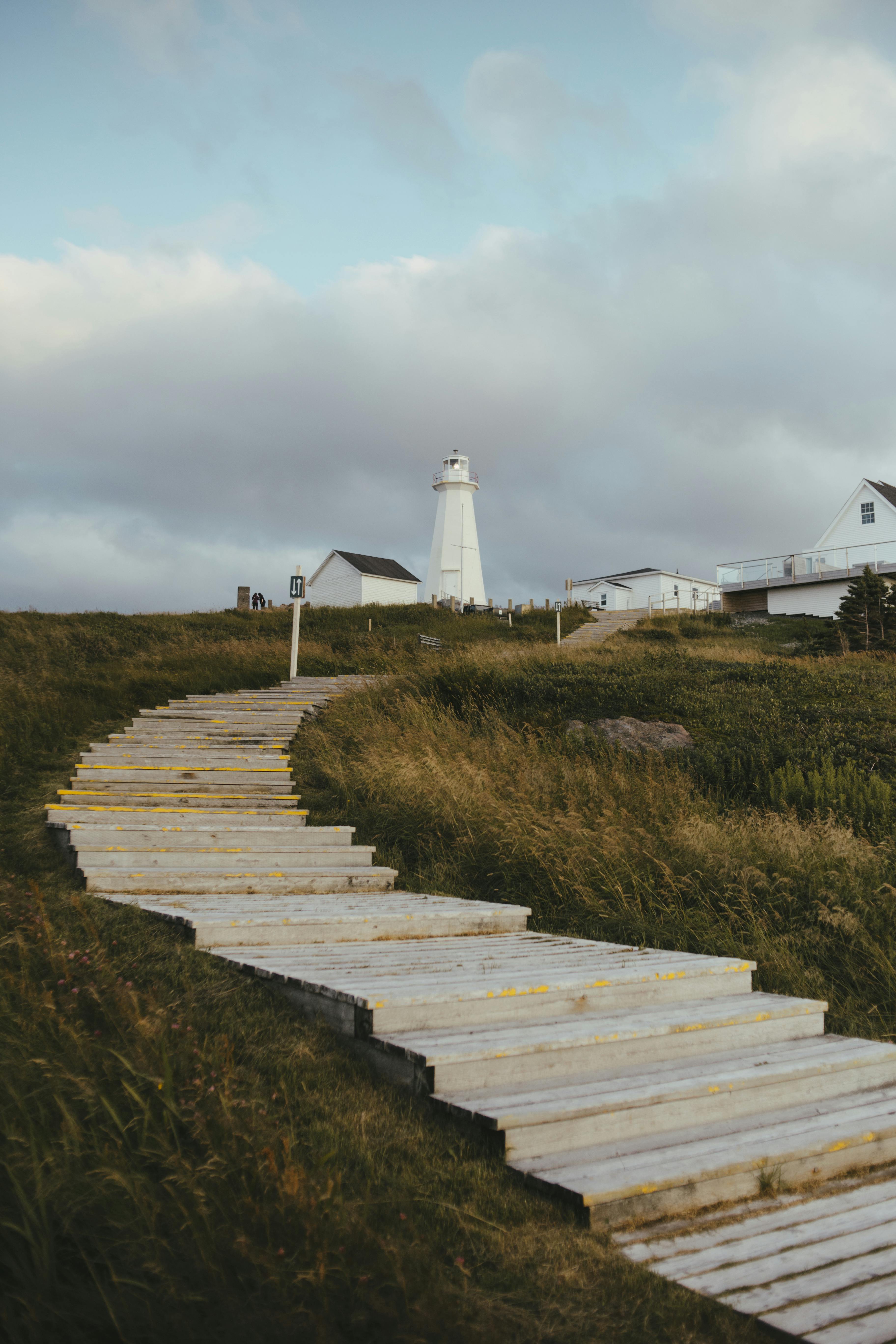 A Wooden Stairs Towards the Lighthouse · Free Stock Photo