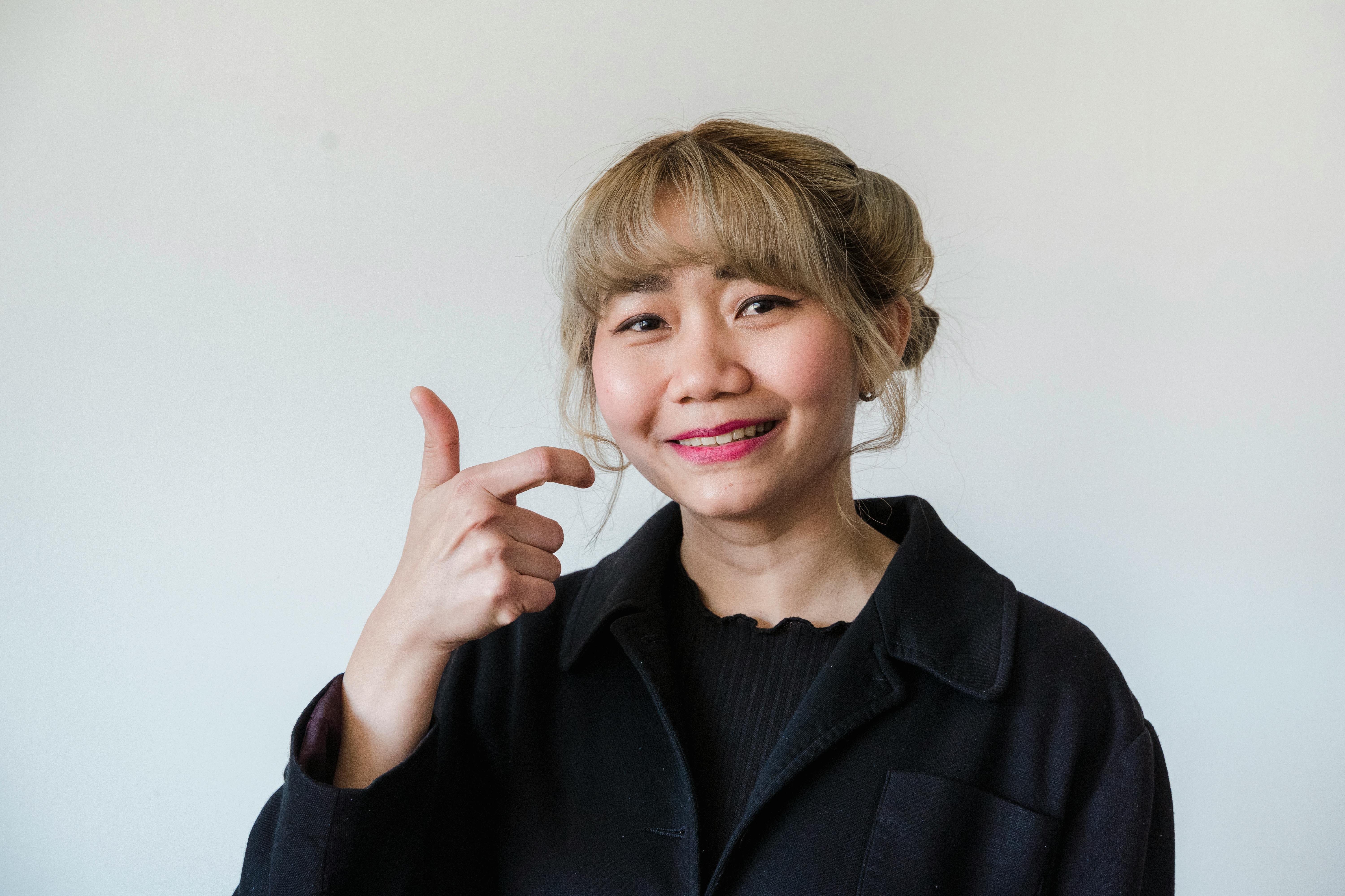 A Woman Doing ASL · Free Stock Photo