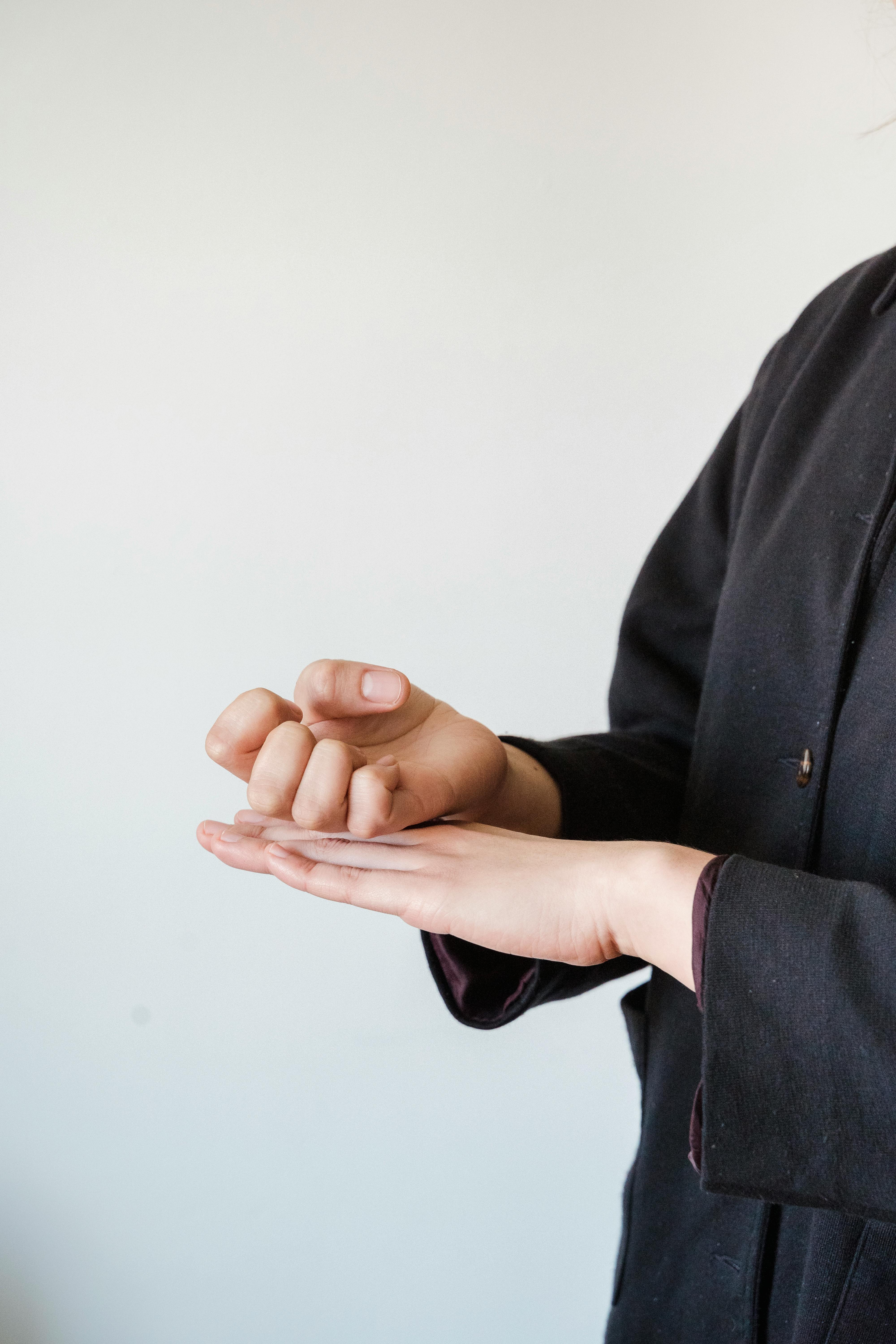 Woman Hands Showing Sigh Language Gesture · Free Stock Photo