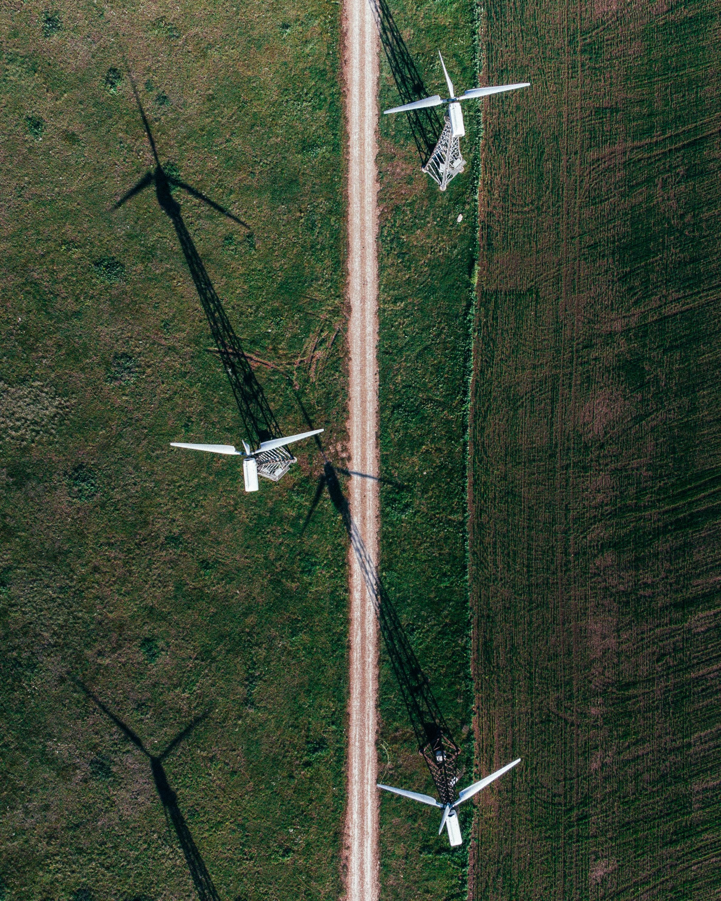 View of a Wind Turbine on a Hill · Free Stock Photo