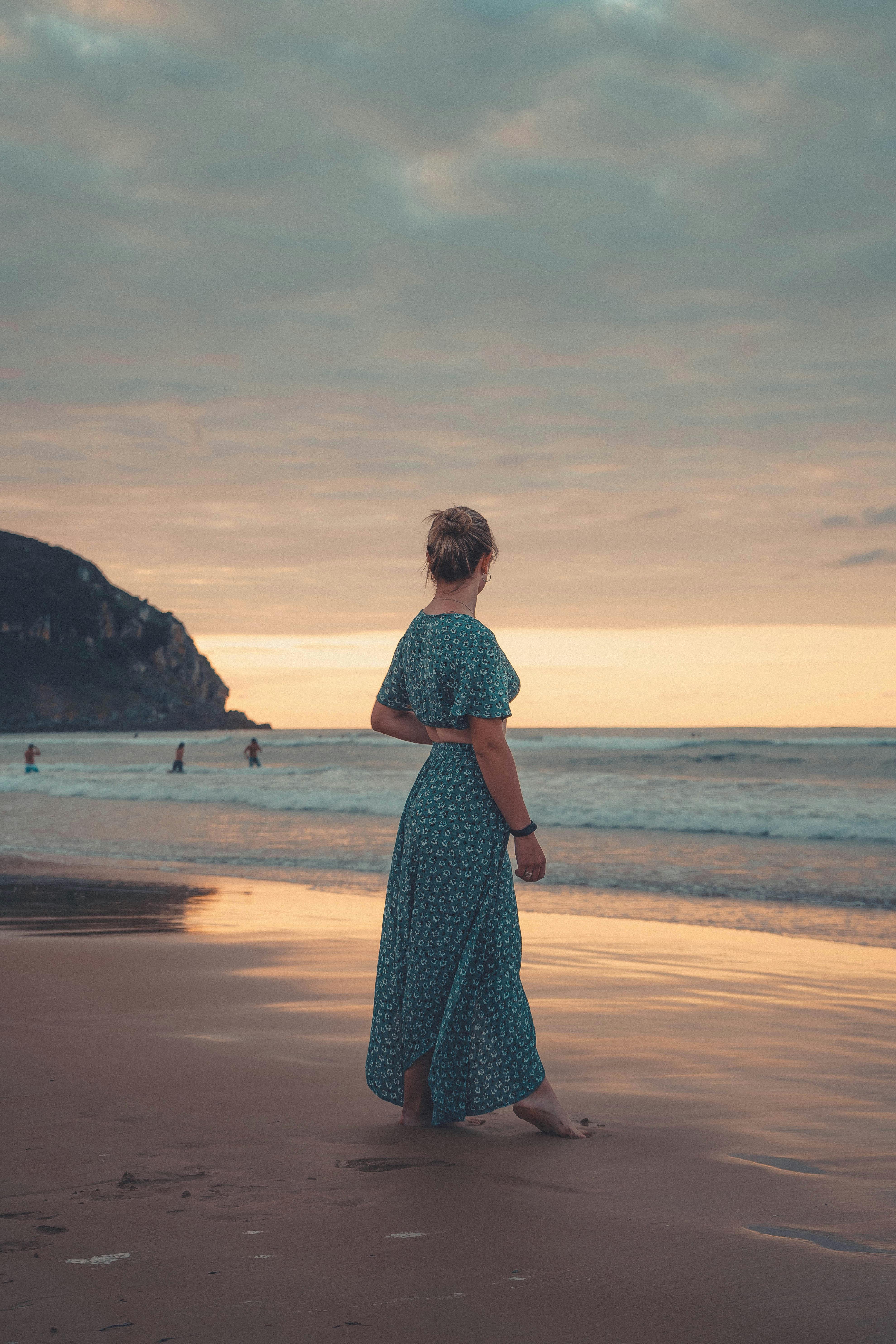 A Woman at the Beach · Free Stock Photo