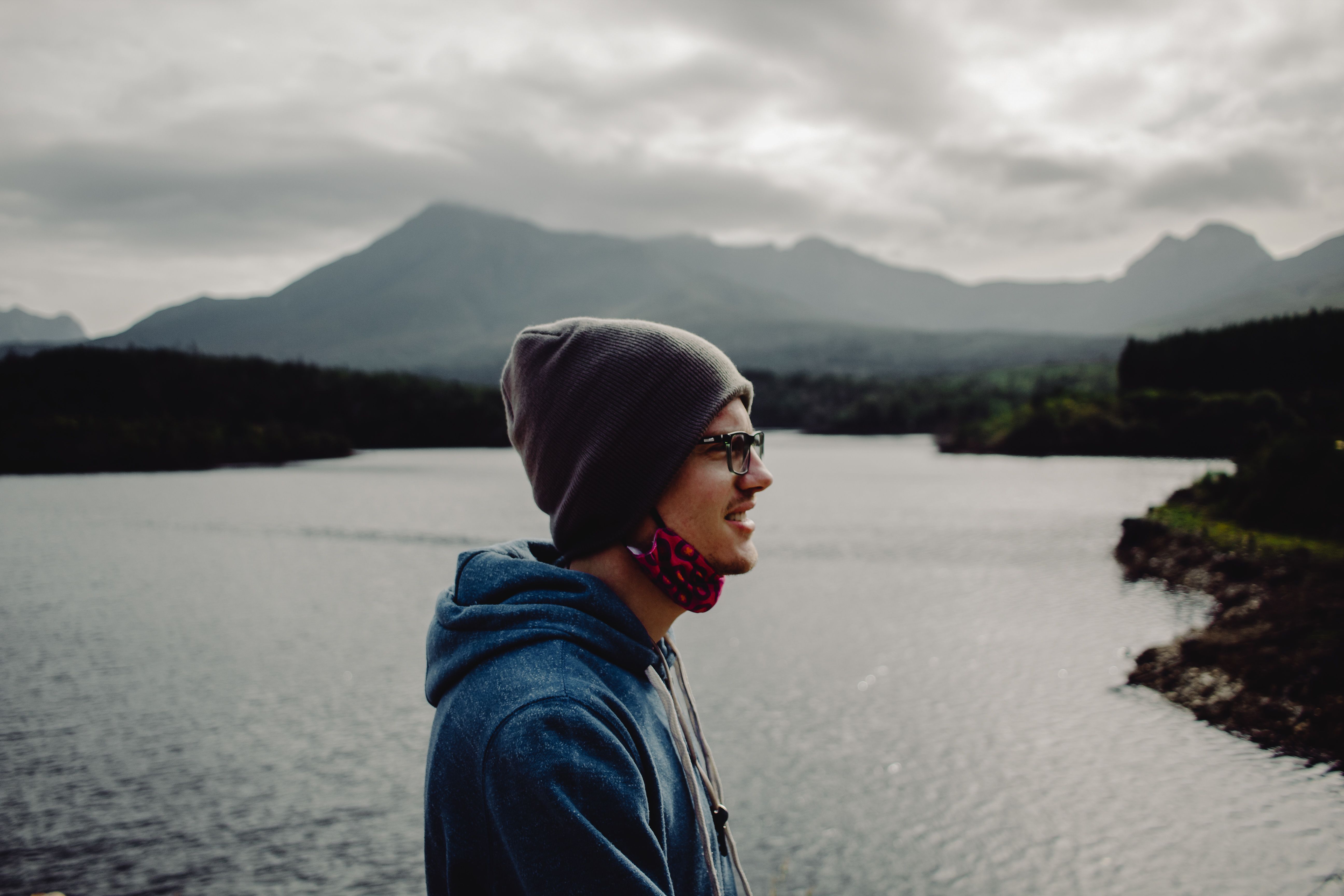 A Man in Green Jacket · Free Stock Photo
