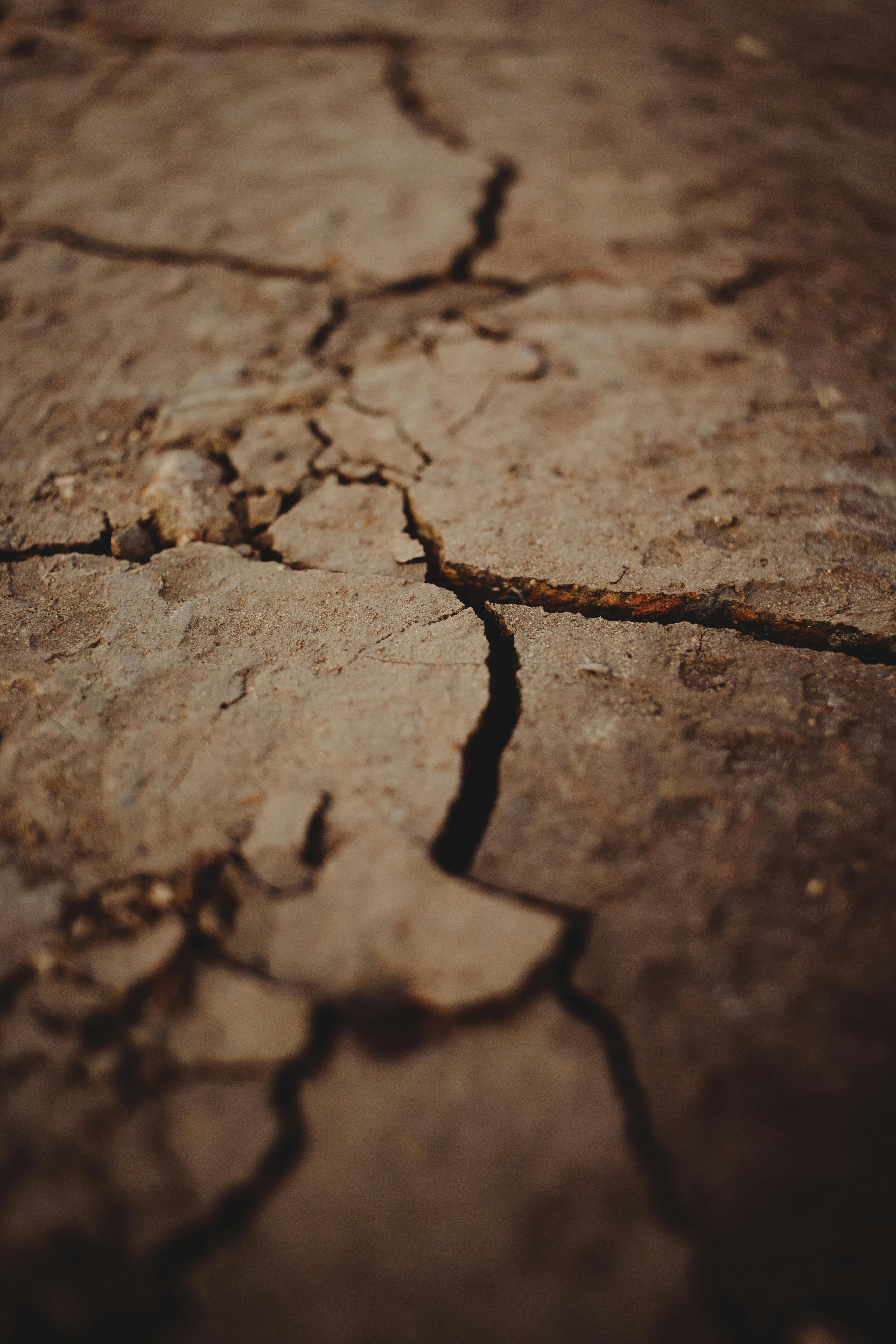 Close-up Shot of Dry Soil · Free Stock Photo