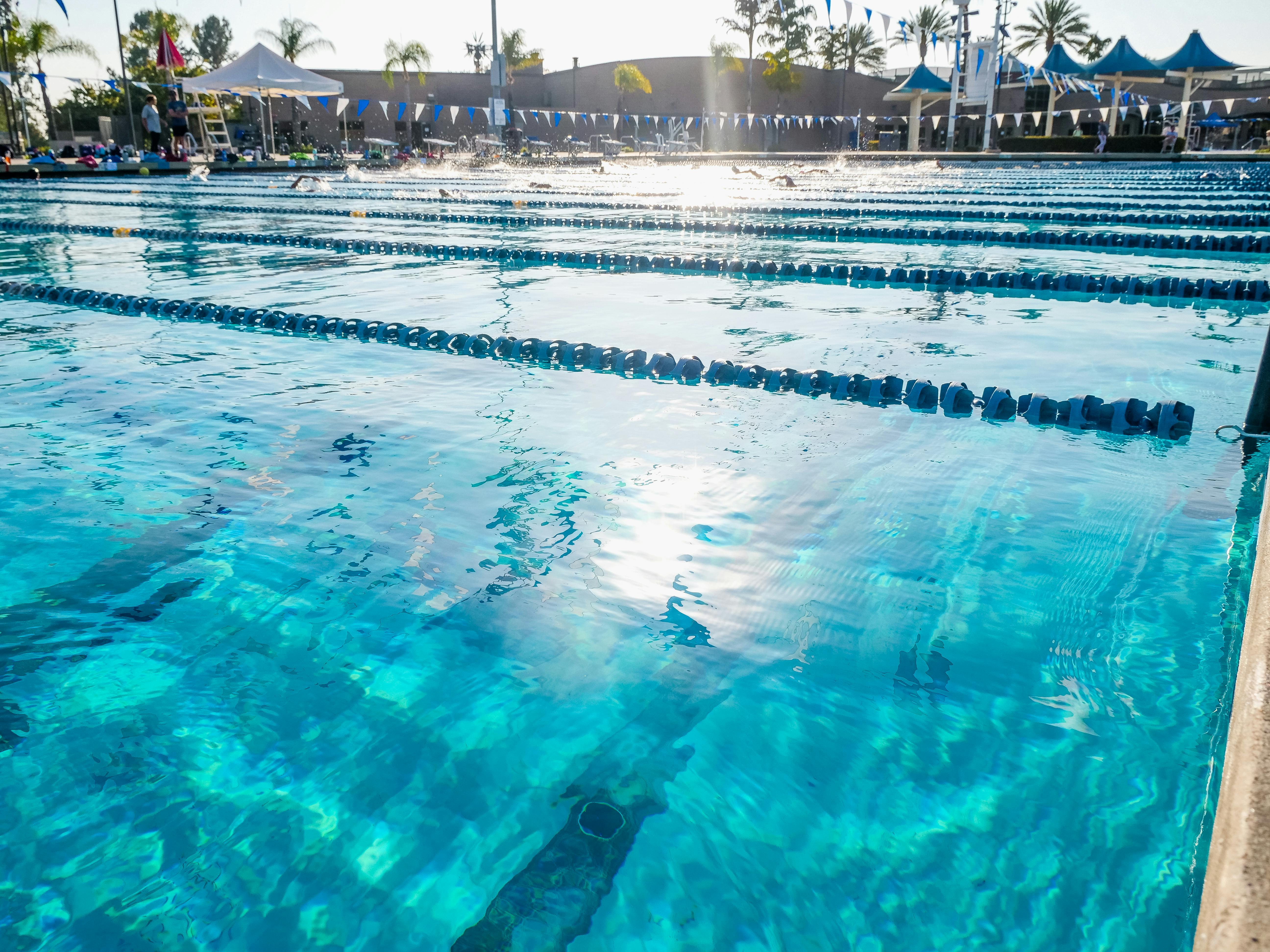 Blue Water in the Swimming Pool · Free Stock Photo