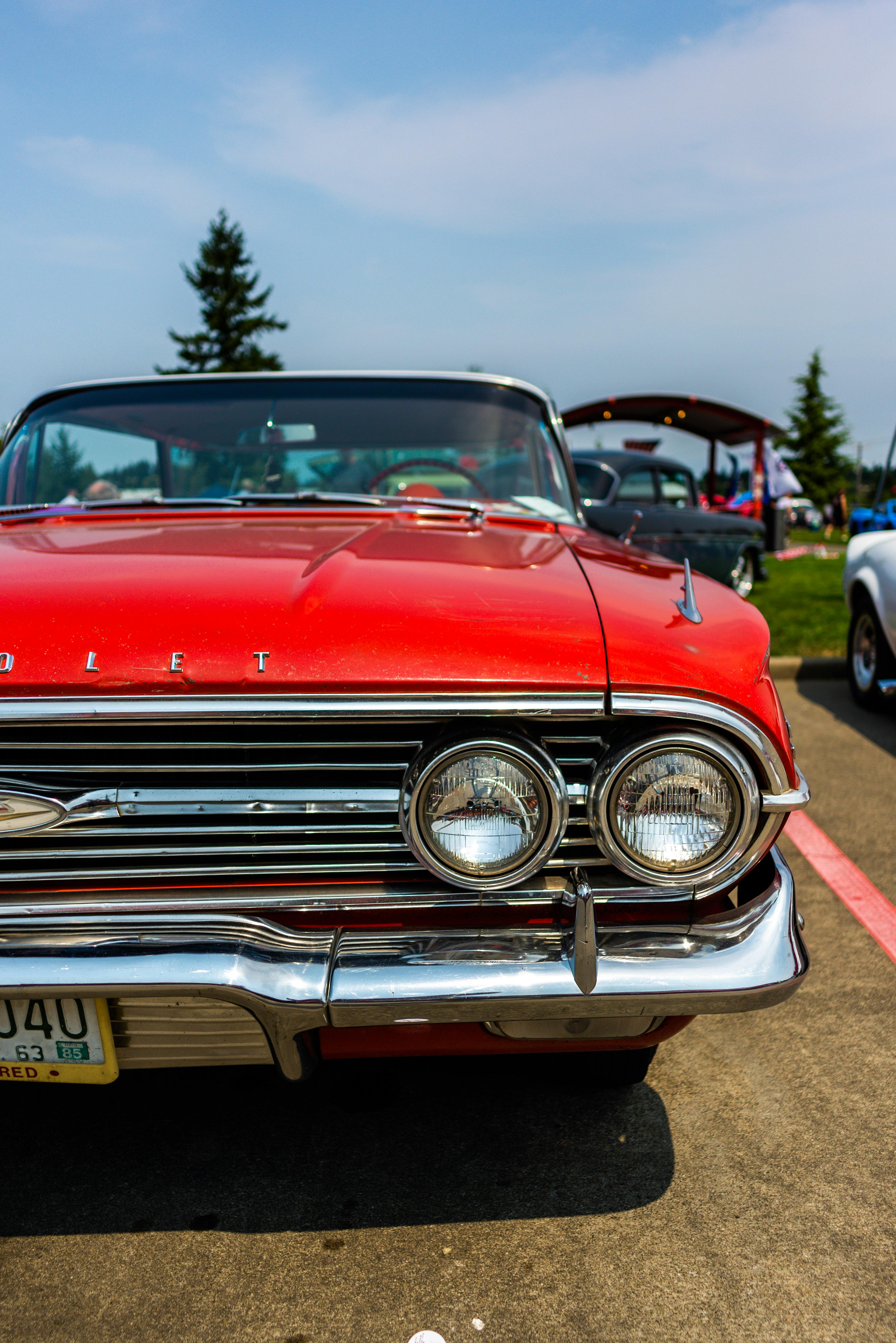 Red Classic Chevrolet Impala · Free Stock Photo