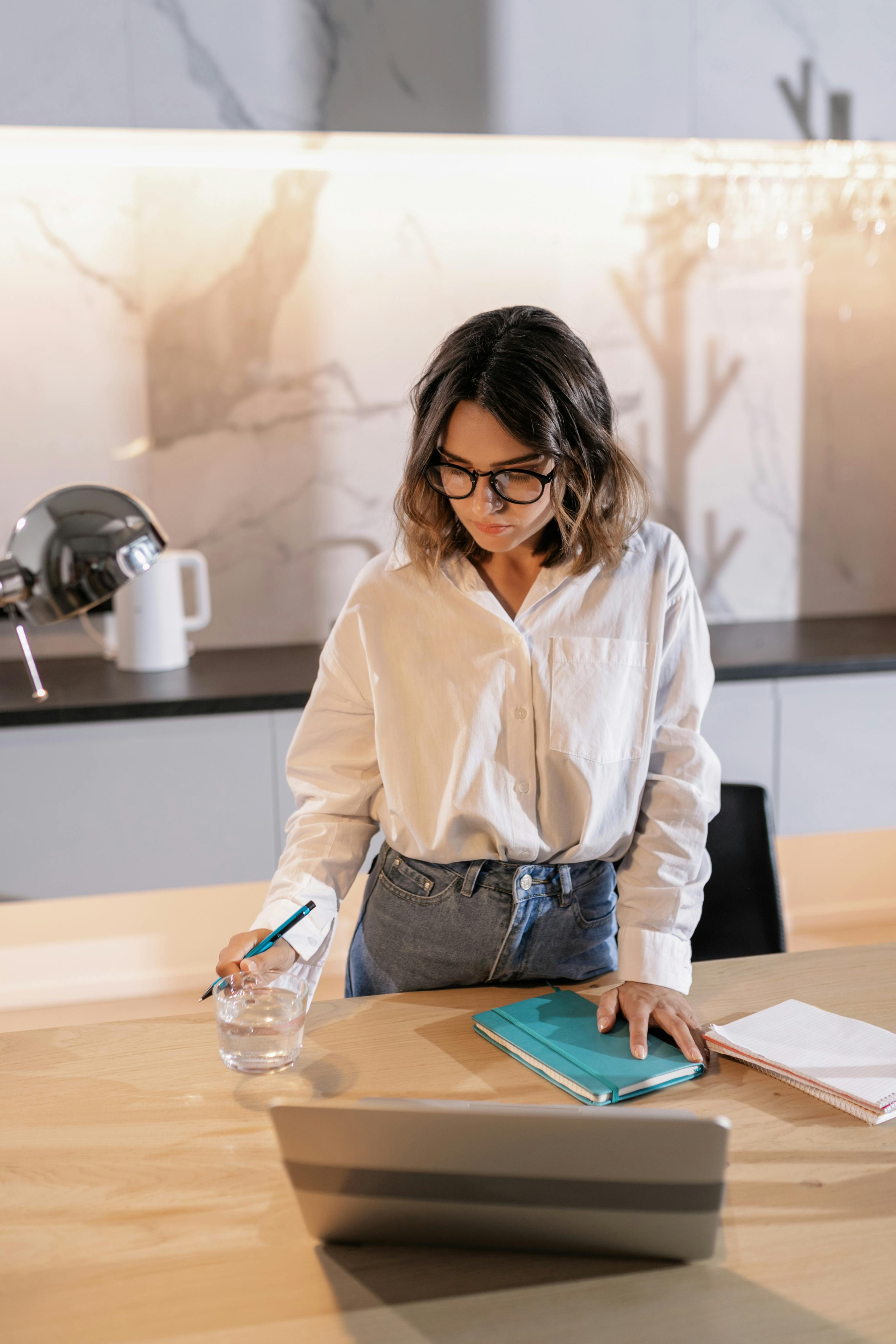 Teacher Recording Herself Teaching · Free Stock Photo