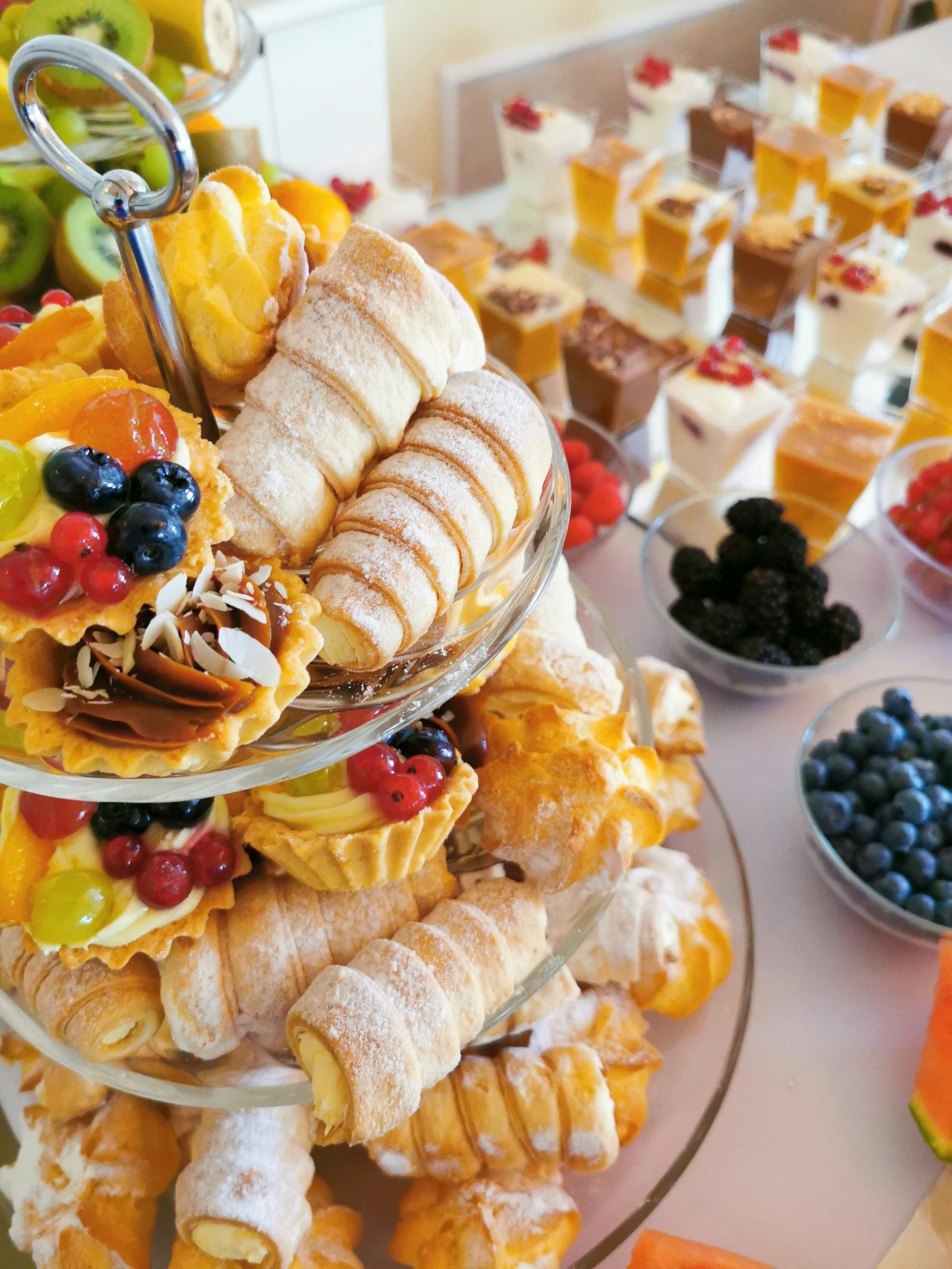 Buffet with Pastries and Desserts · Free Stock Photo