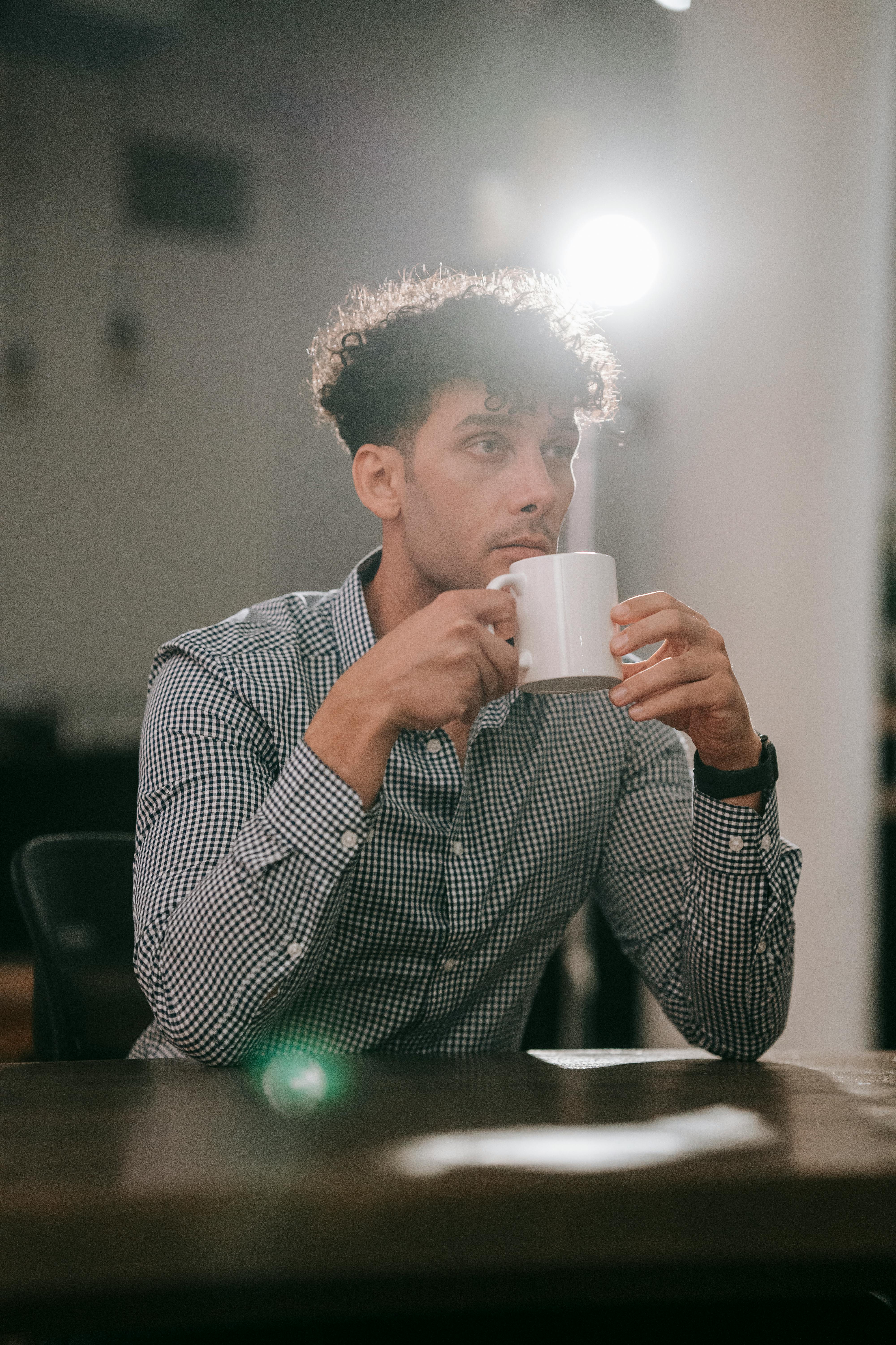 A Man Ordering at a Coffee Shop · Free Stock Photo