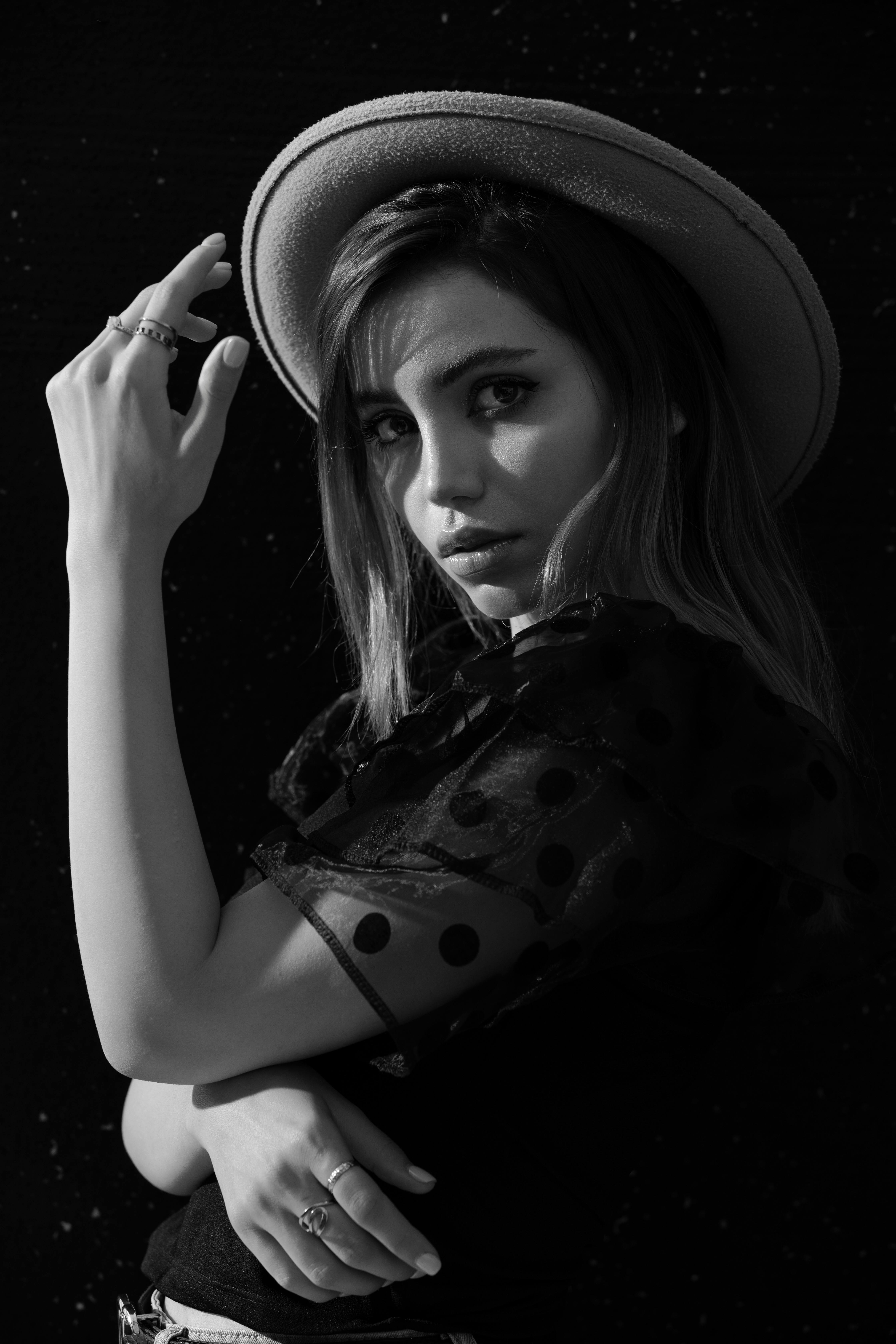 A Woman in Blue and White Swimsuit · Free Stock Photo