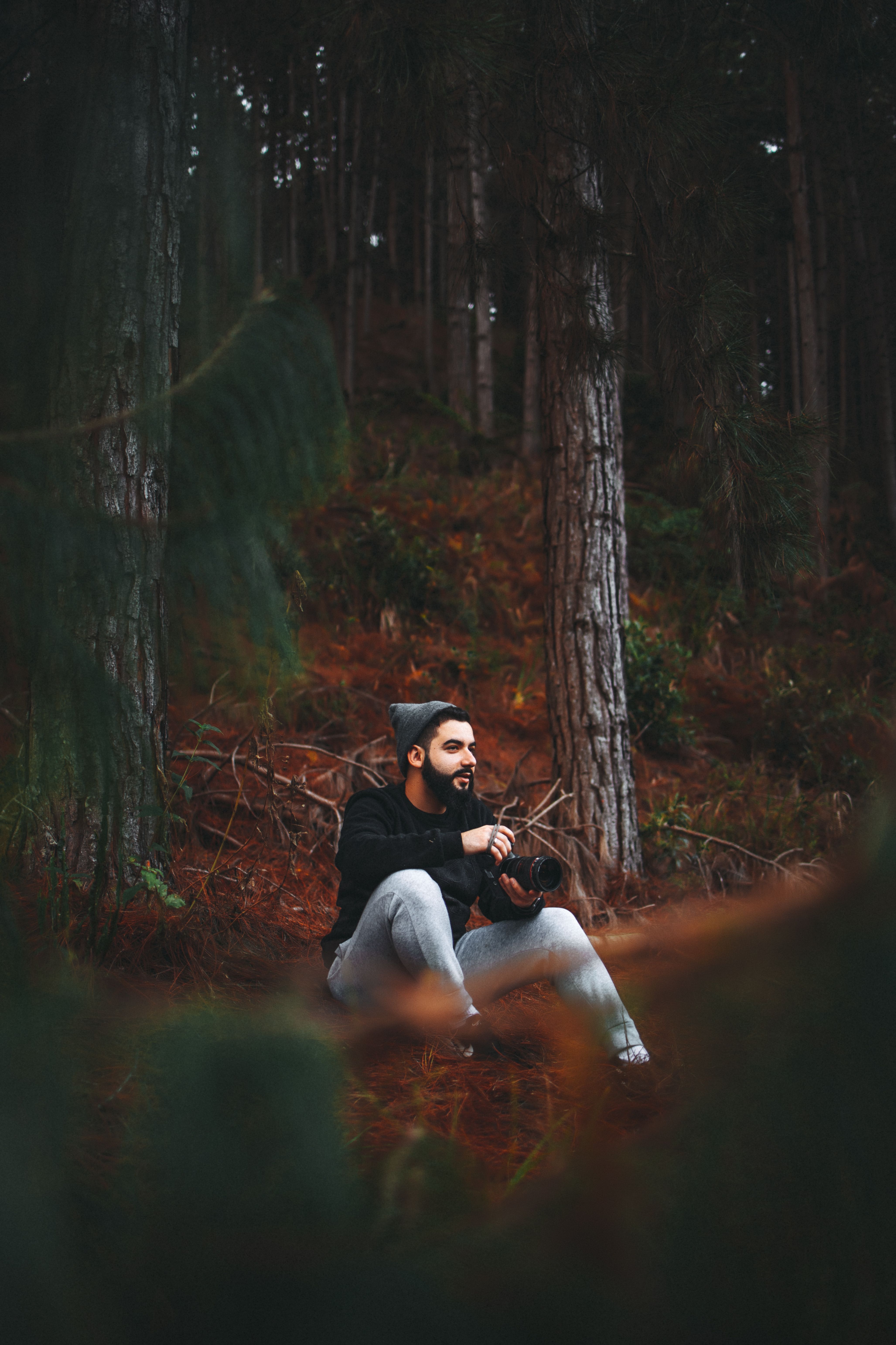 Man Standing In Front Of Tree · Free Stock Photo