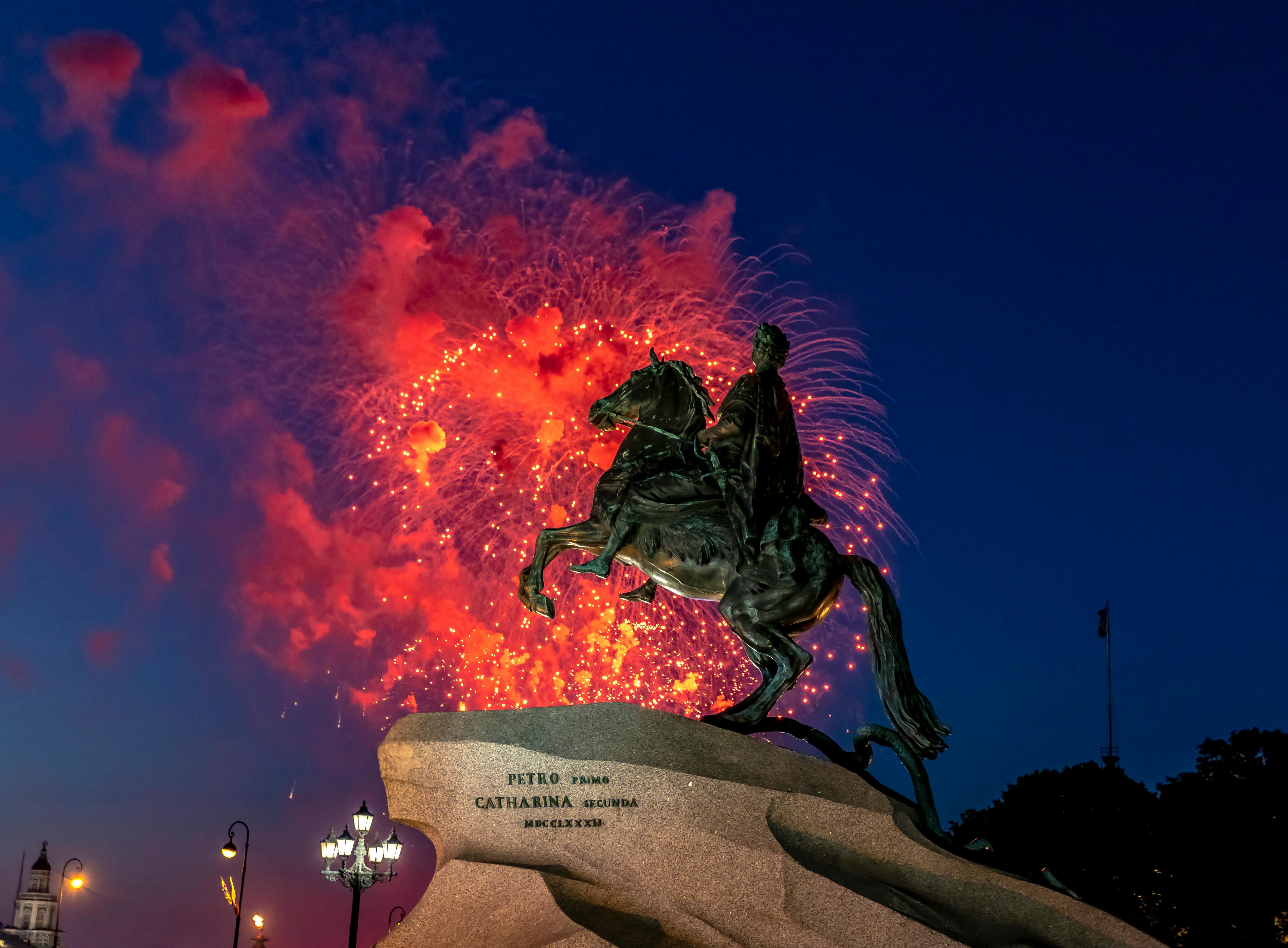 Close Up Shot of a Statue During Night Time · Free Stock Photo