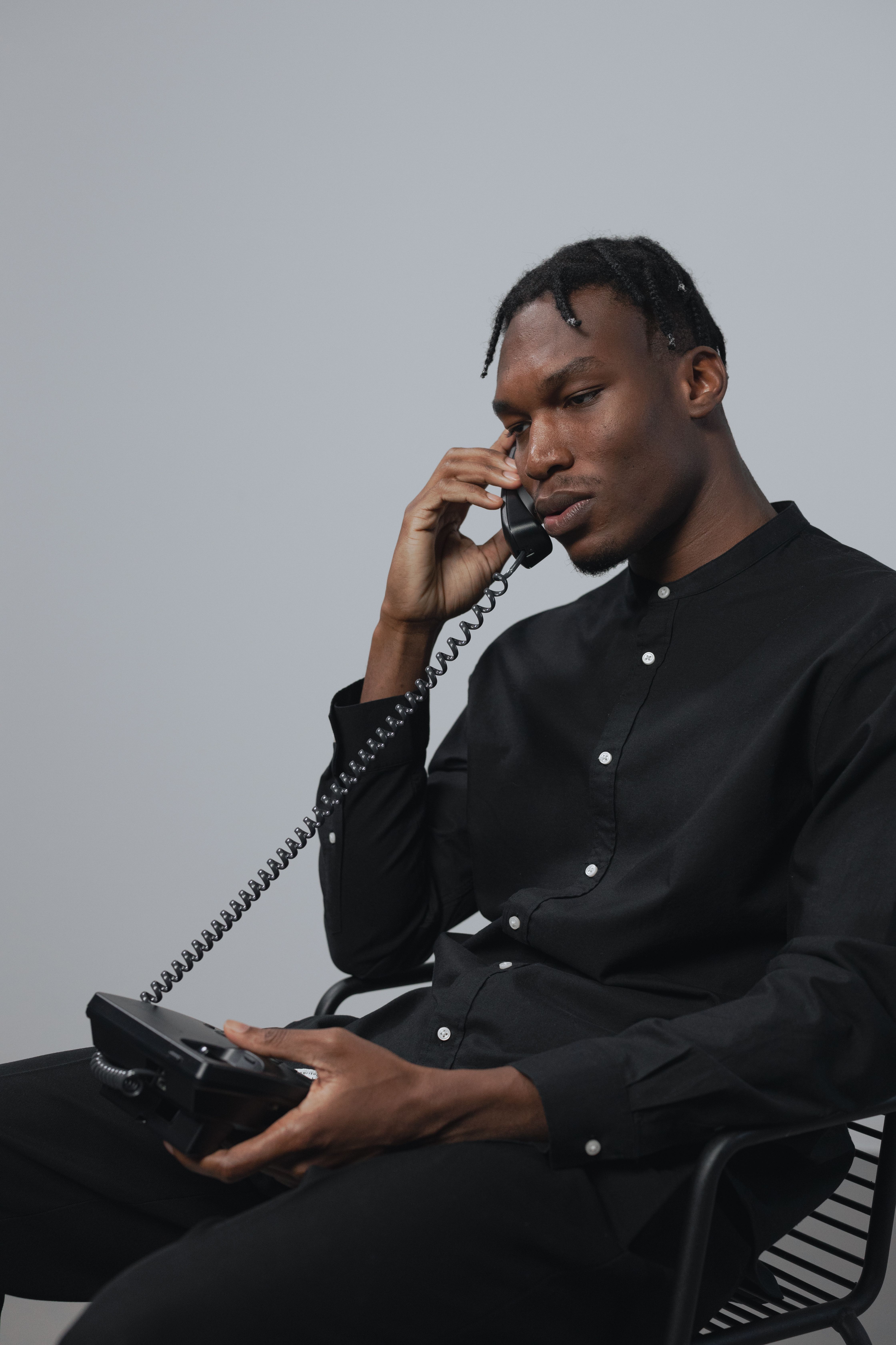 Man talking on Telephone · Free Stock Photo